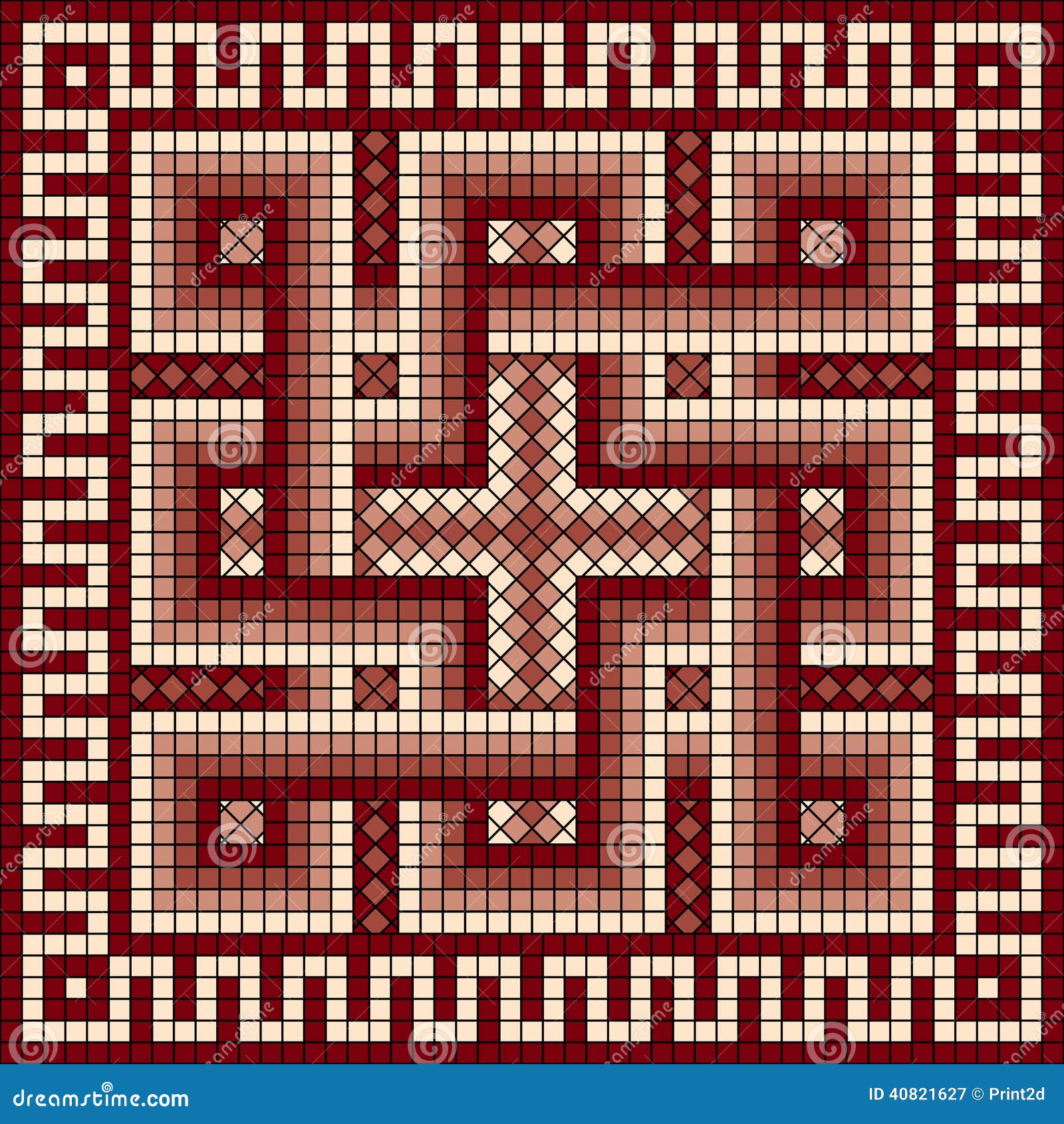 Classic Greek Meander Ornament Stock Vector - Illustration of history ...