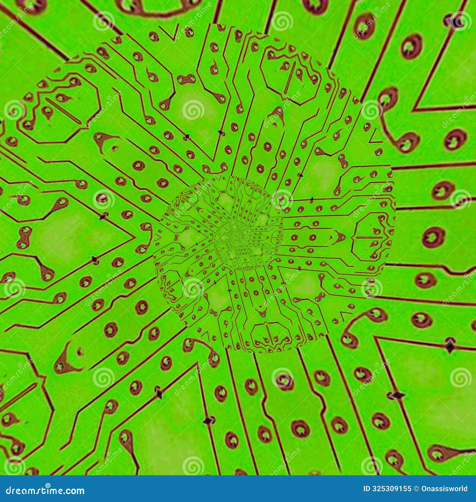 Classic Green Printed Circuit Board Background Abstract Template Stock ... Classic Green Printed Circuit Board Background Abstract Template Stock ...