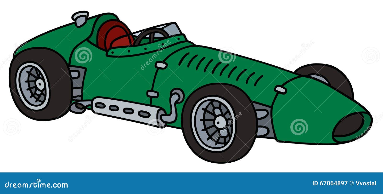 Green Racing Car In Dark Room: Realistic And Hyper-detailed Rendering ...