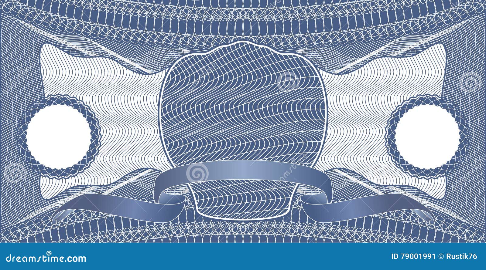 Classic Guilloche Frame And Border Design Vector Illustration ...