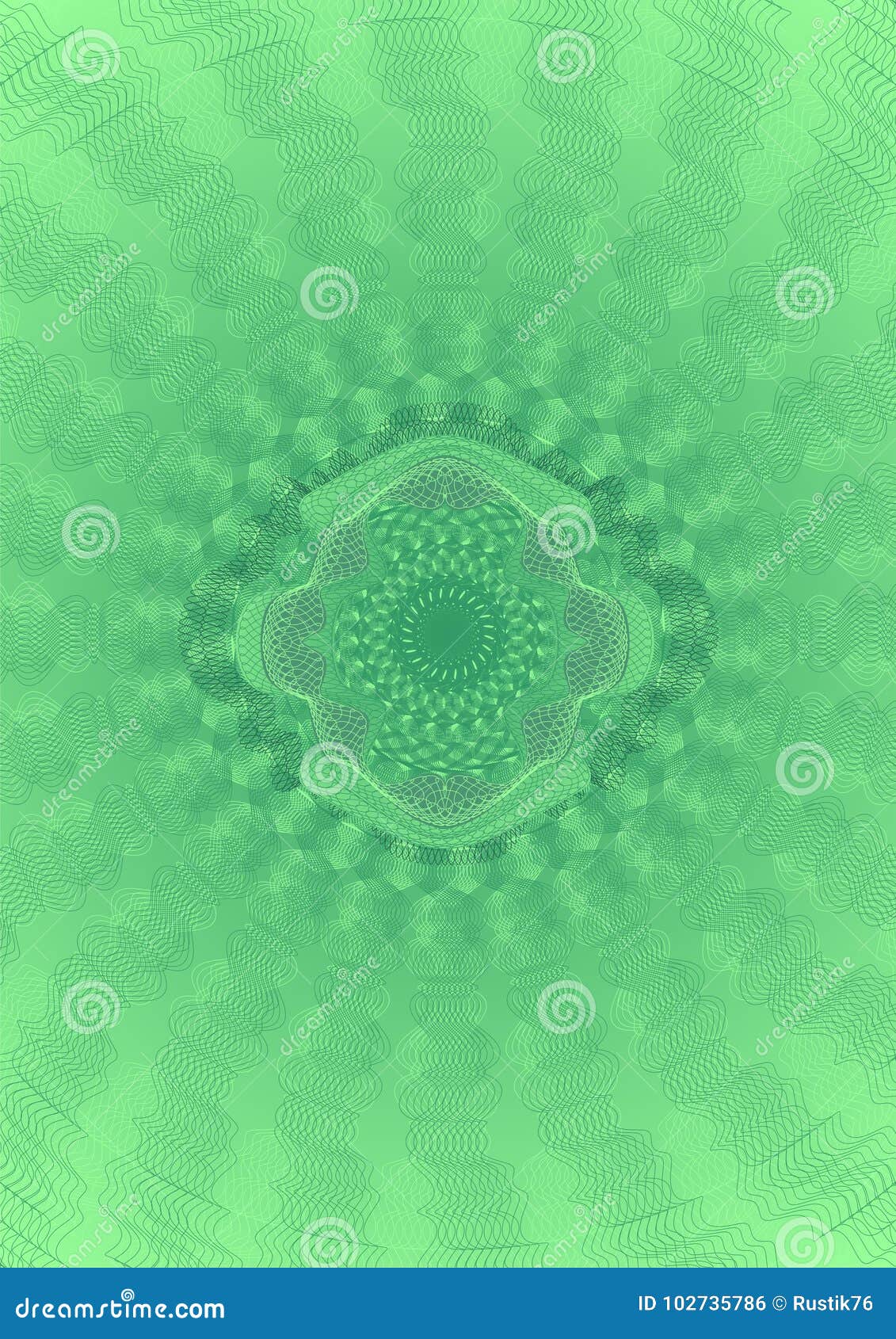 Guilloche pattern stock illustration. Illustration of contour - 102735786