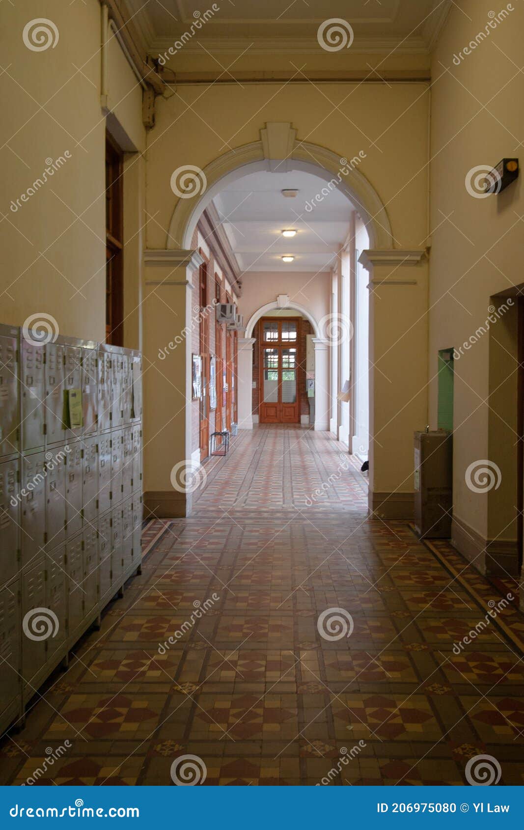 The Classic Hallway of an University at Afternoon 21 Oct 2006 Stock ...