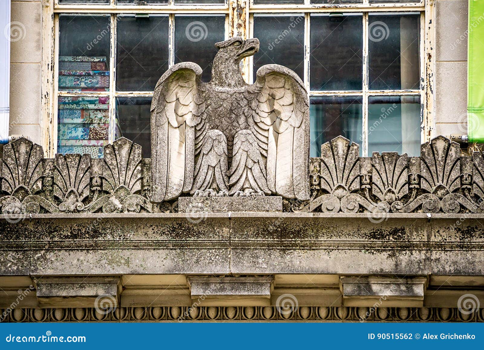 Classic Historic Architectural Details on American Building Stock Photo ...