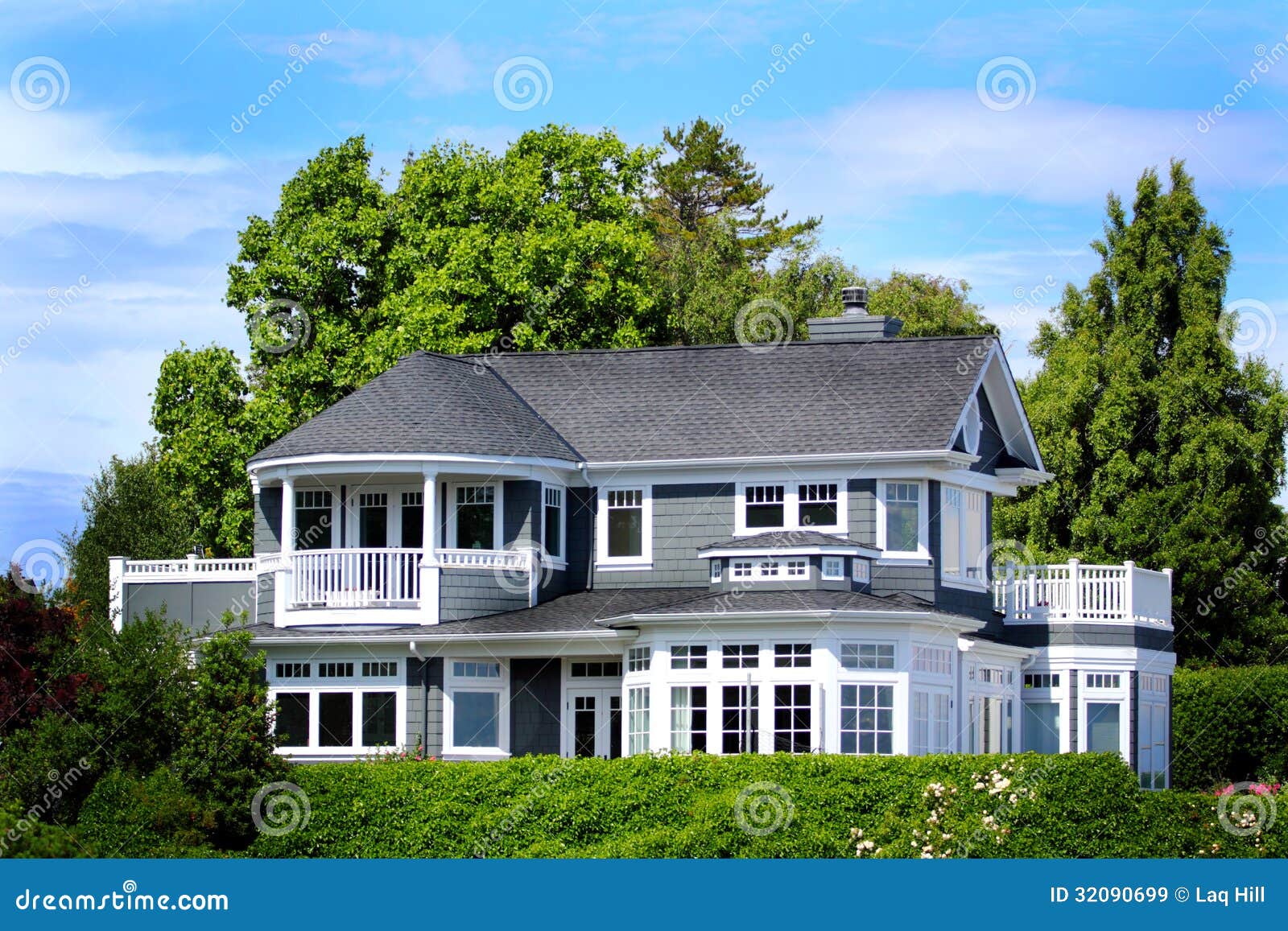Classic Home stock image. Image of gray, balconies, equity - 32090699