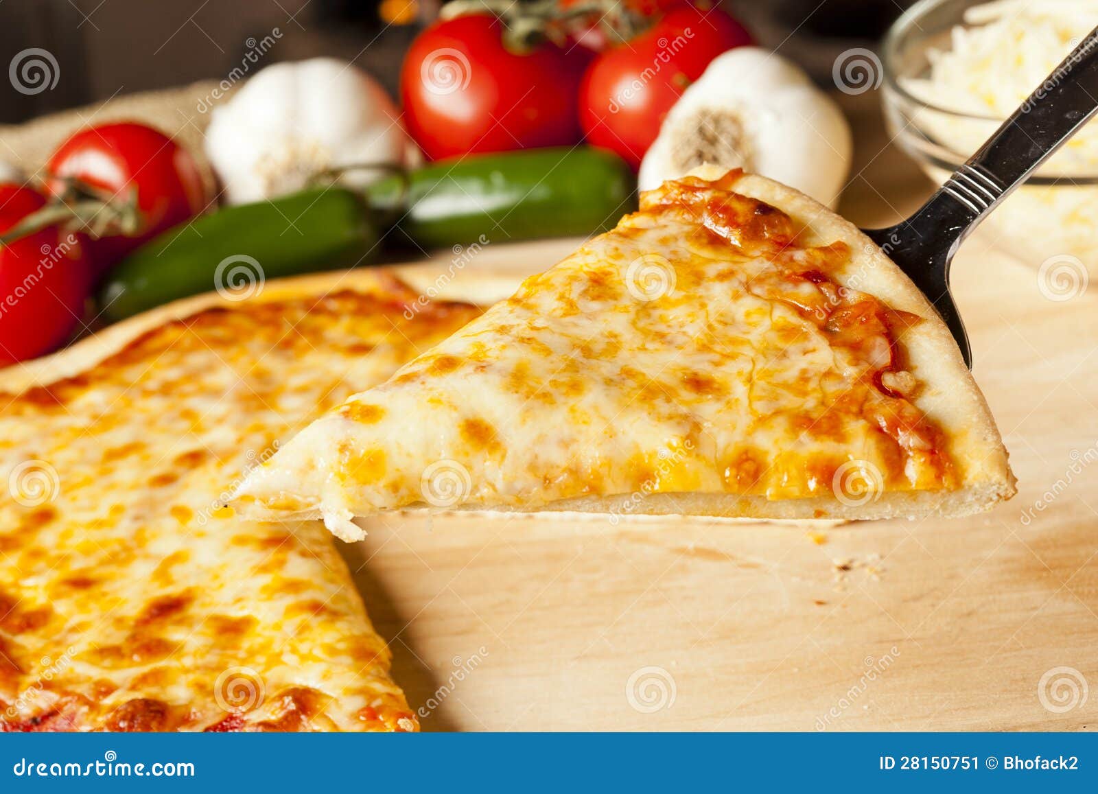 Classic Homemade Italian Cheese Pizza Stock Image - Image of american ...