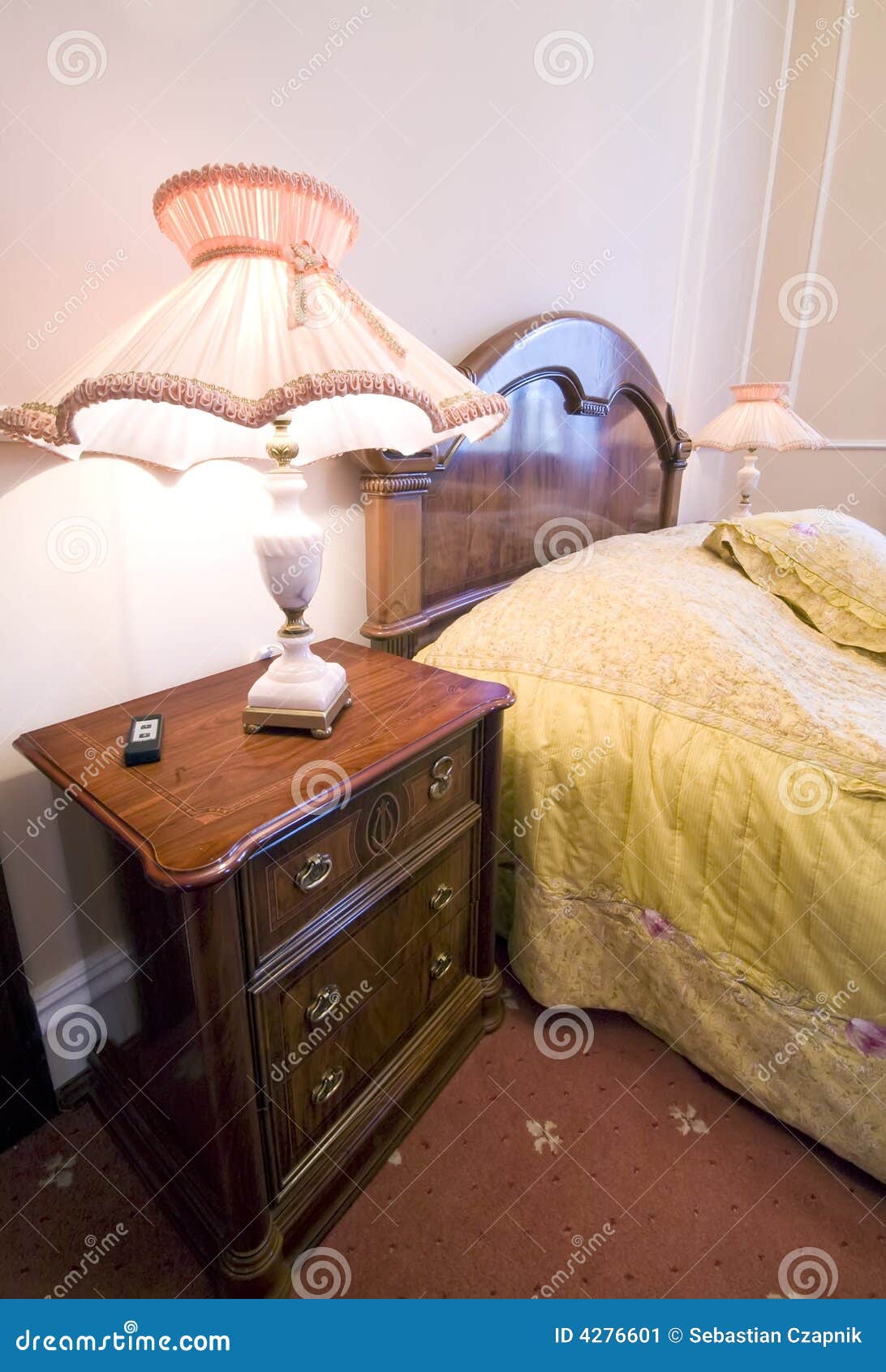 Classic Hotel Bedroom Stock Image Image Of Classic Interior 4276601
