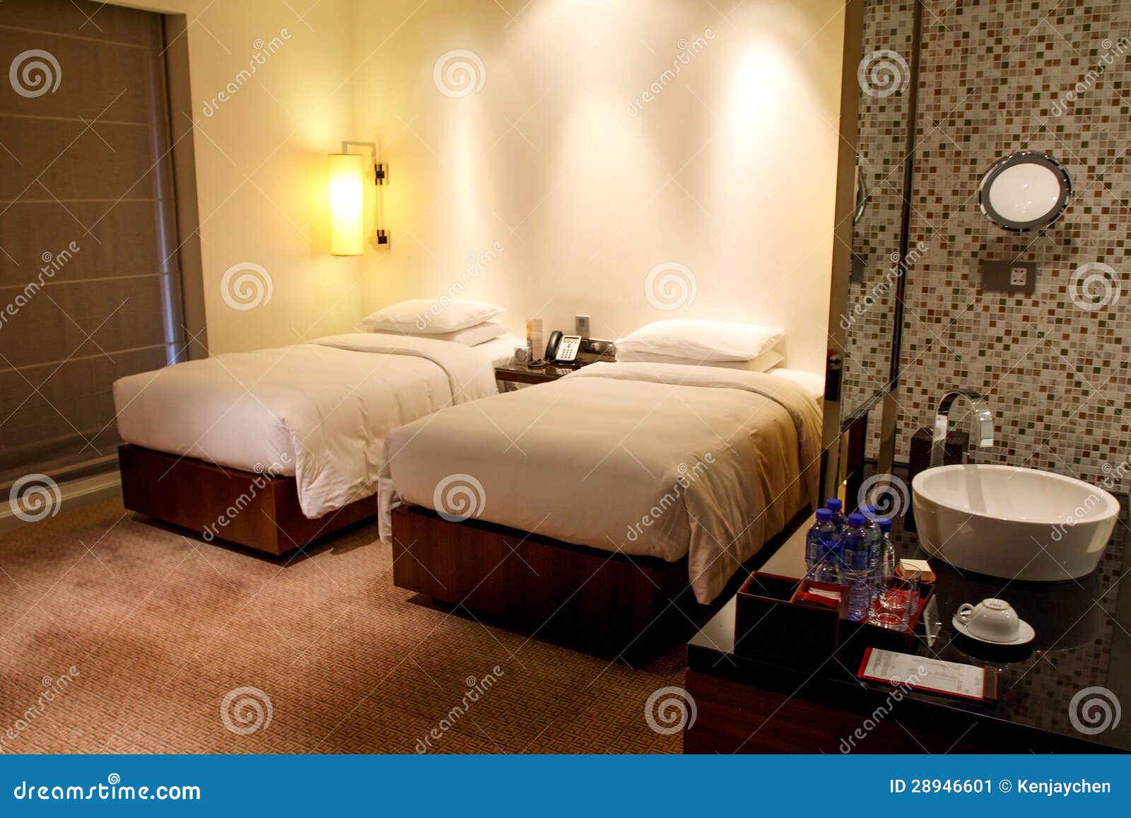 Classic Hotel Room stock image. Image of room, elegant - 28946601