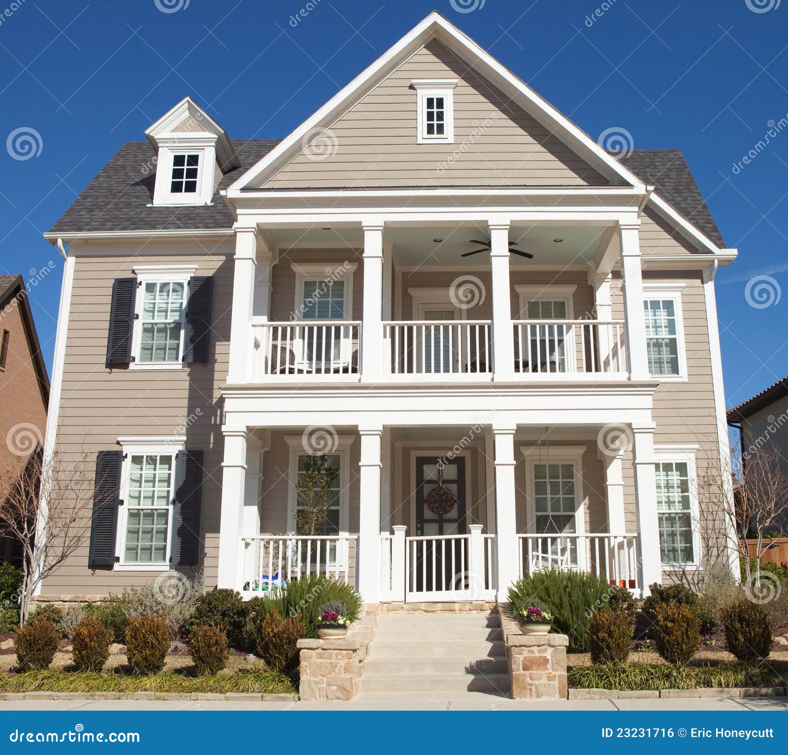 Classic house stock photo. Image of classic, house, porch - 23231716