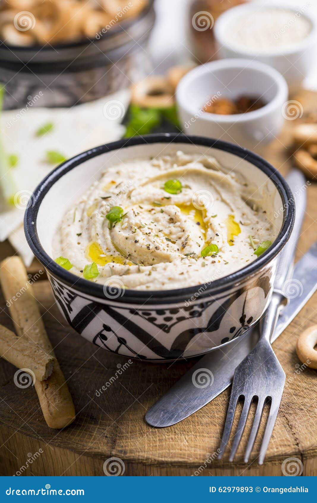 Classic hummus stock image. Image of olive, cuisine, selective - 62979893