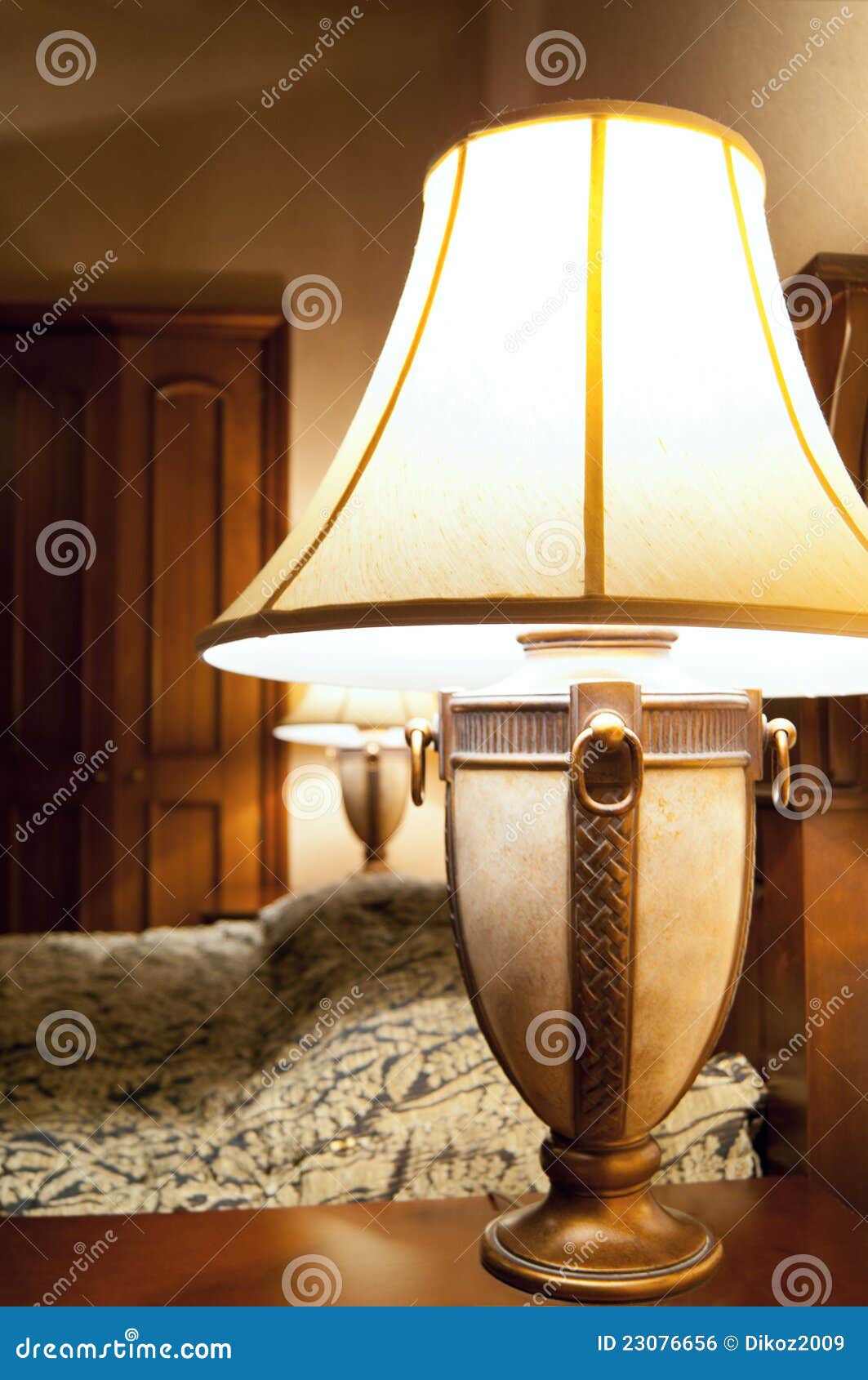 Classic interior with lamp stock photo. Image of cozy - 23076656