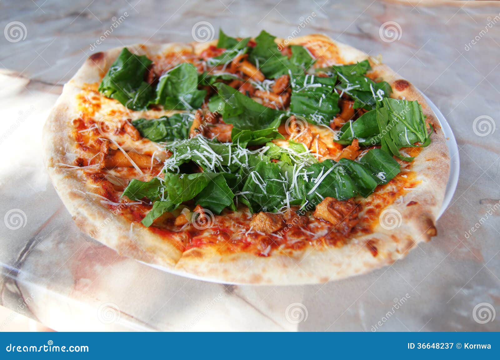 Classic italian pizza stock image. Image of closeup, cucumber - 36648237