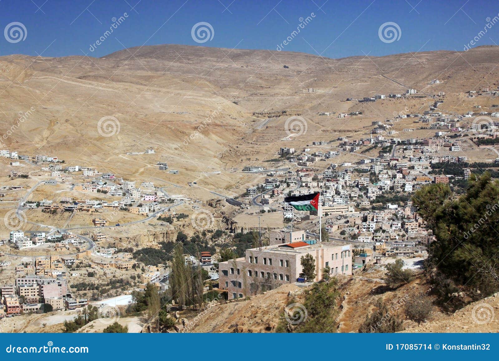 Classic Jordan - View on a Valley Stock Photo - Image of warm, beauty ...