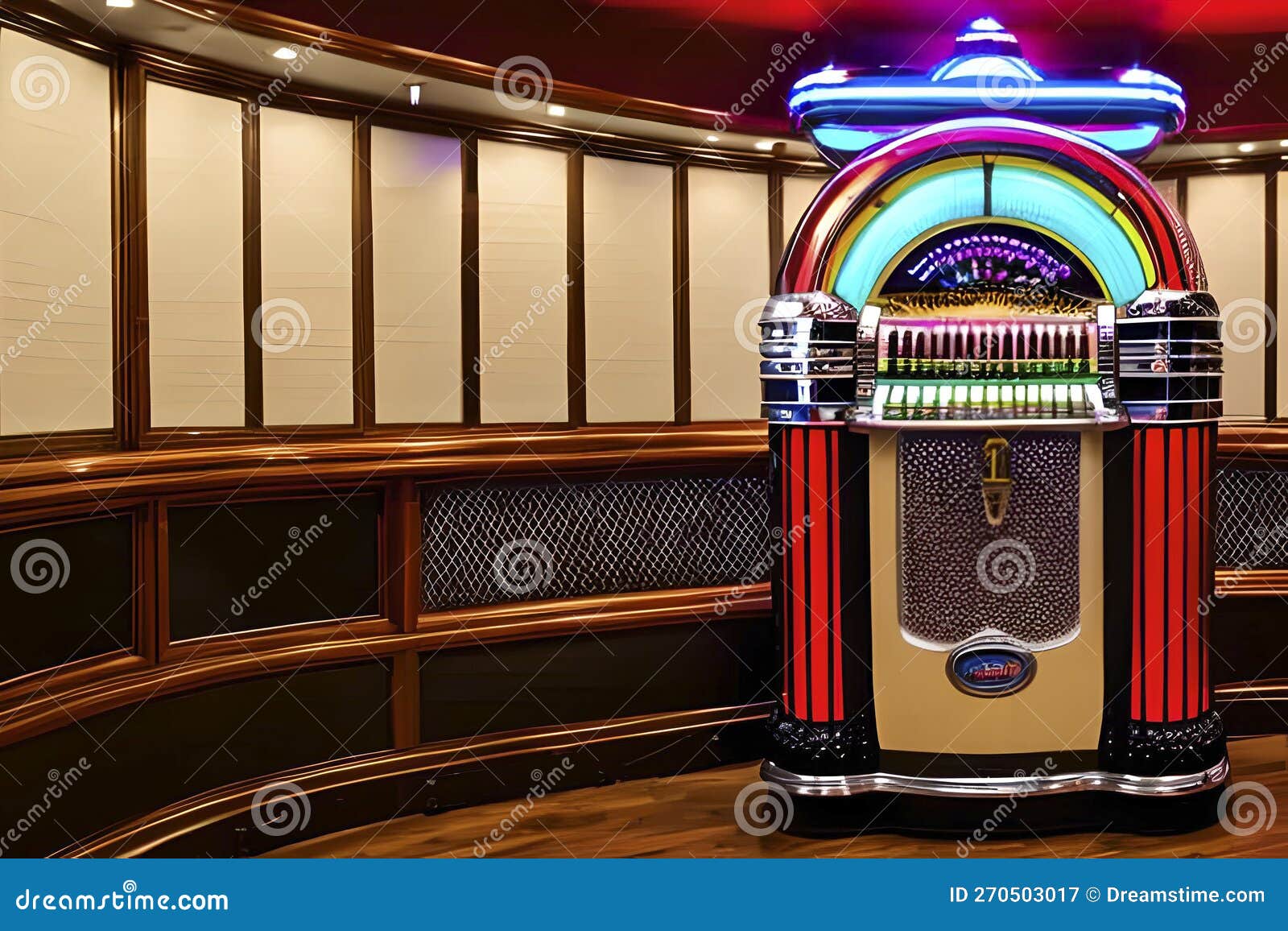 Classic Jukebox that Plays Music Stock Image - Image of celebrate ...