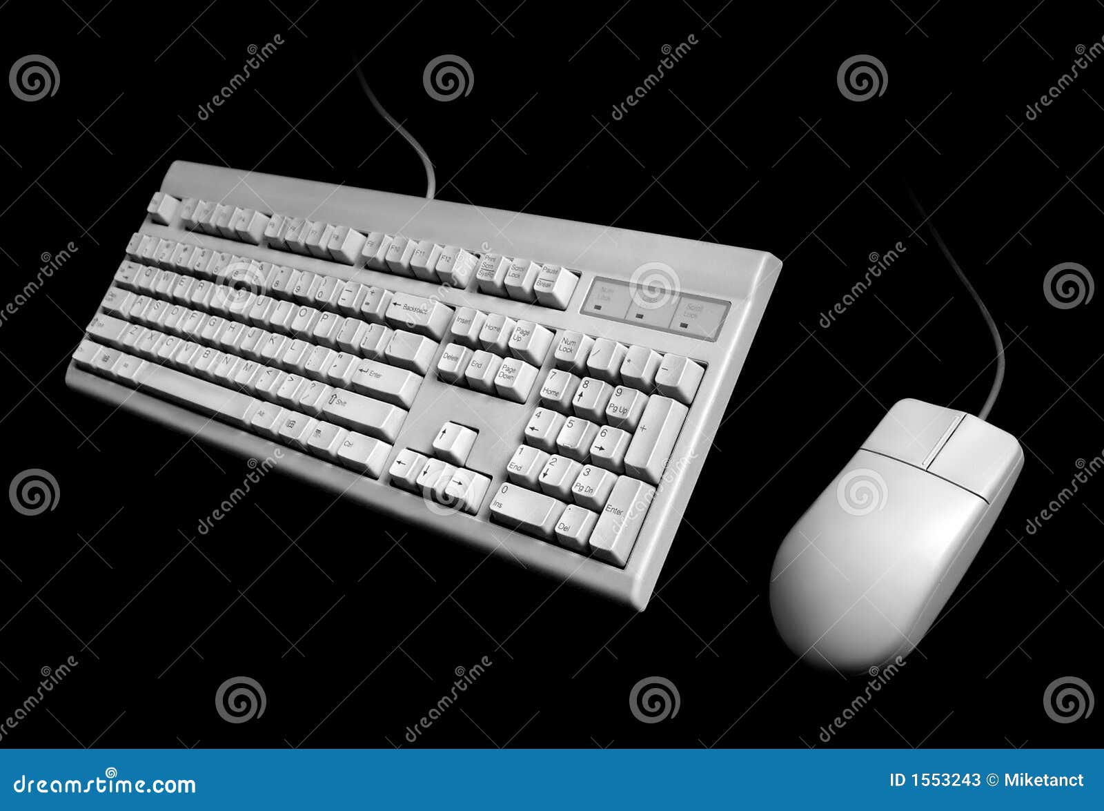 Classic Keyboard and Mouse editorial stock photo. Image of internet ...