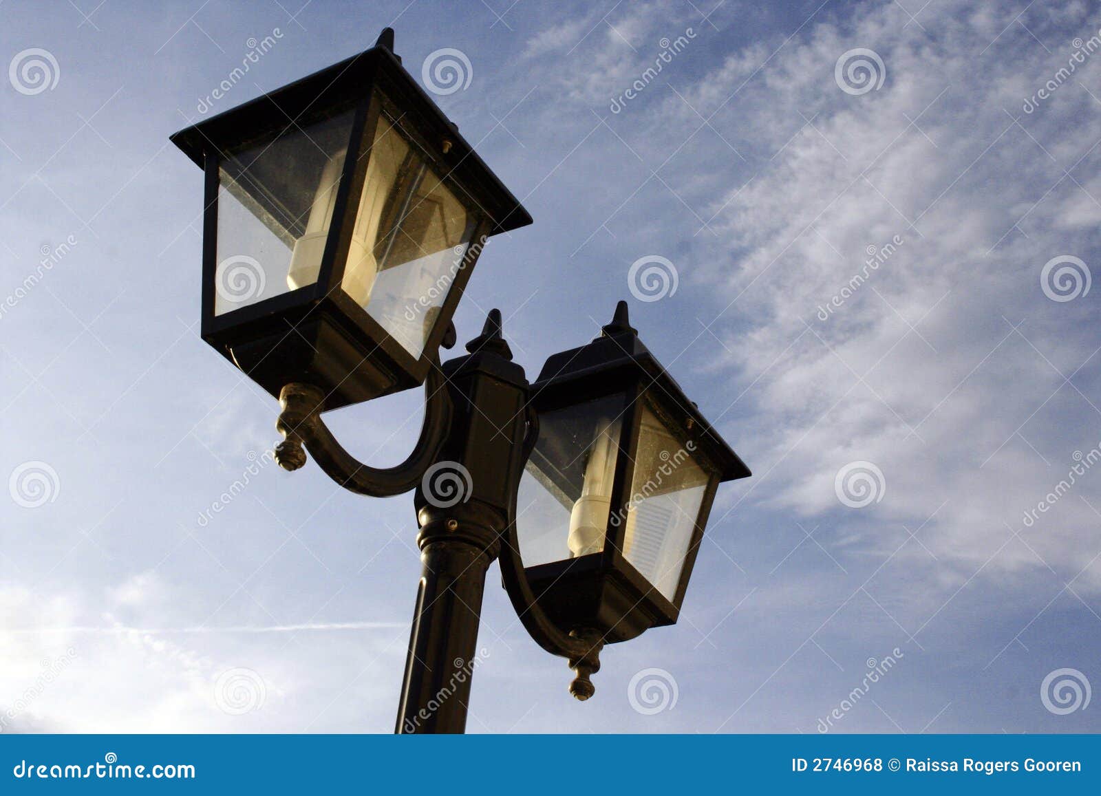 Classic lamppost stock photo. Image of filaments, close - 2746968