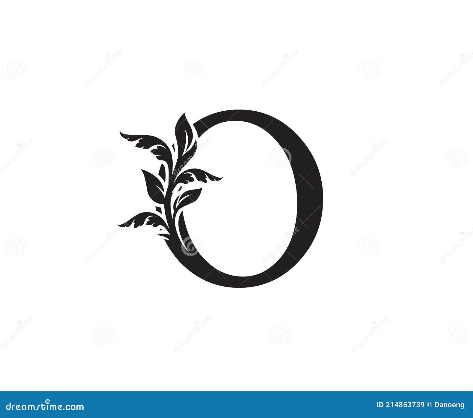 Classic Letter O Heraldic Logo. Vintage Classic Ornate Letter Vector ...