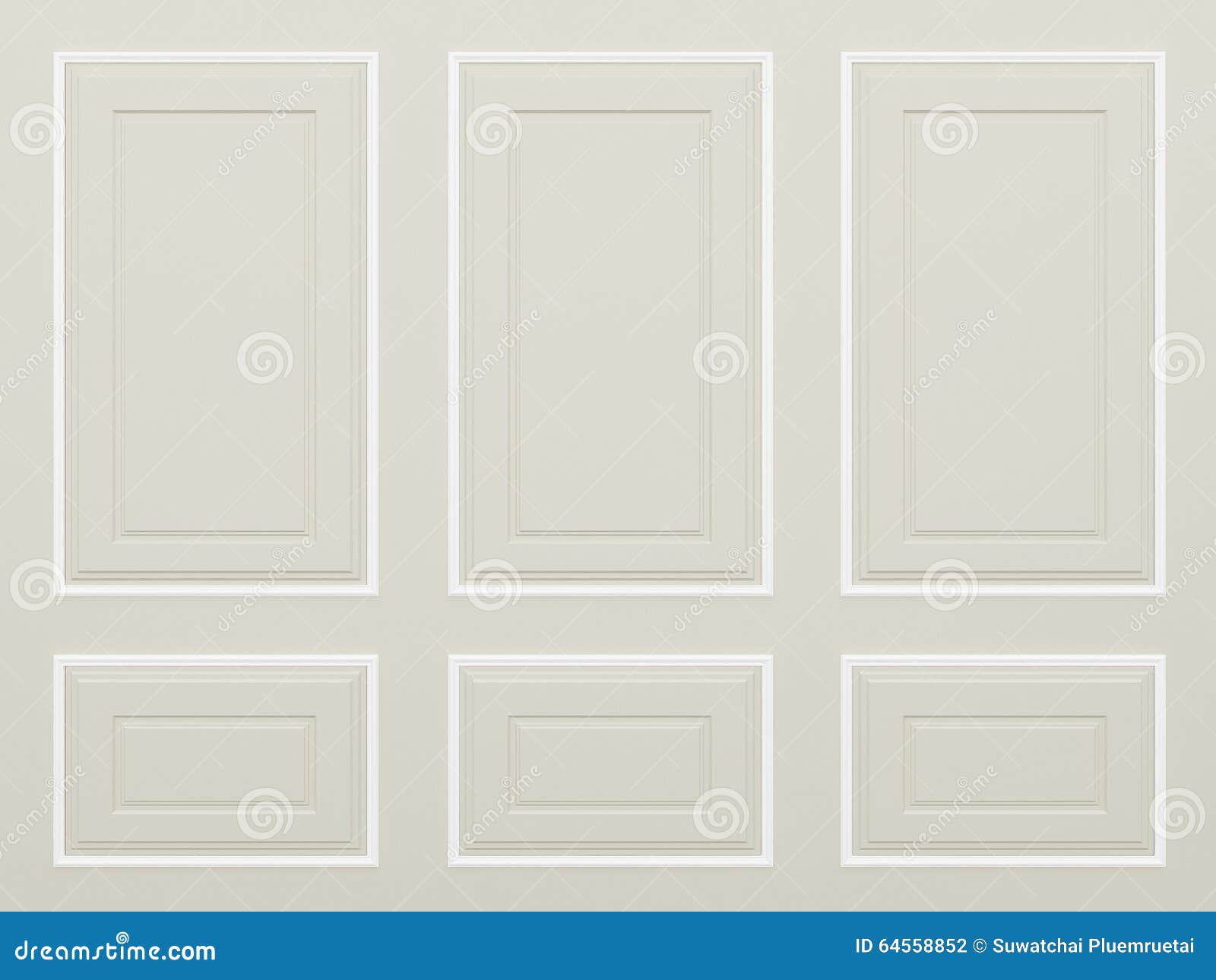 Classic Light White And Brown Panel Wood Plank Texture Background For ...