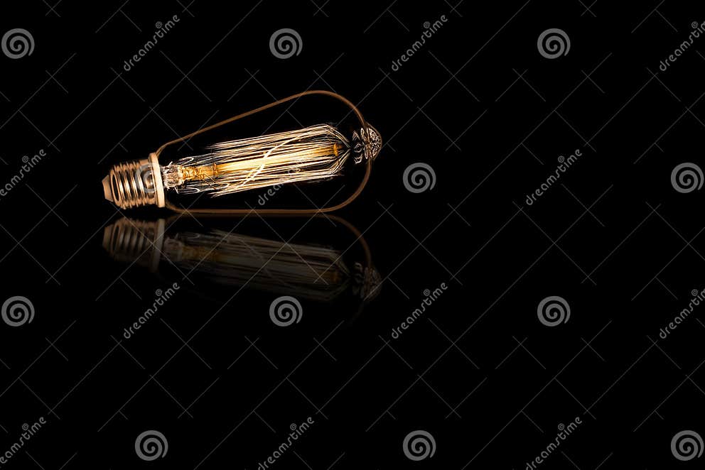 Classic light bulb stock photo. Image of light, incandescent - 95394200