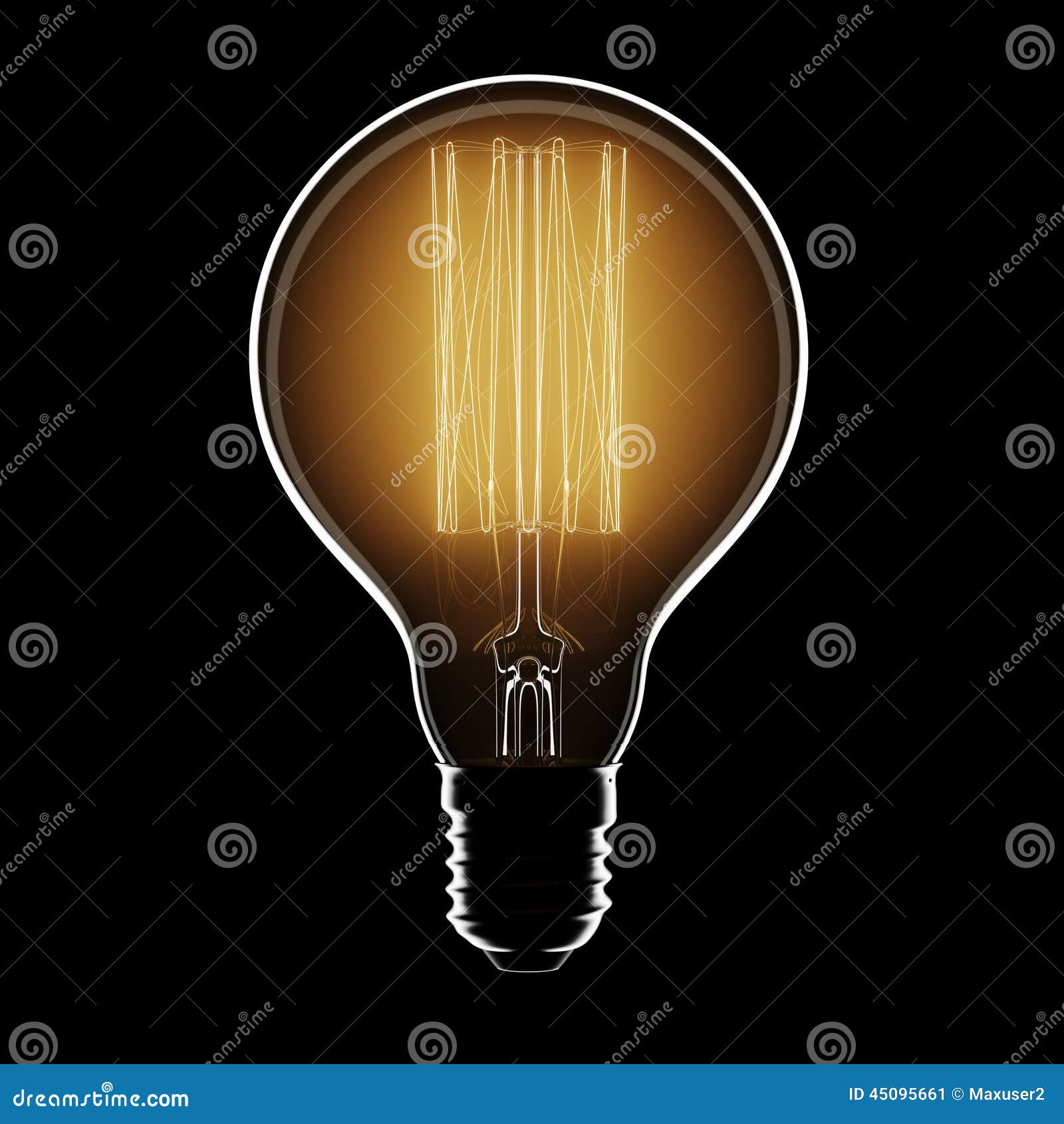Classic light bulb stock image. Image of glass, bright - 45095661