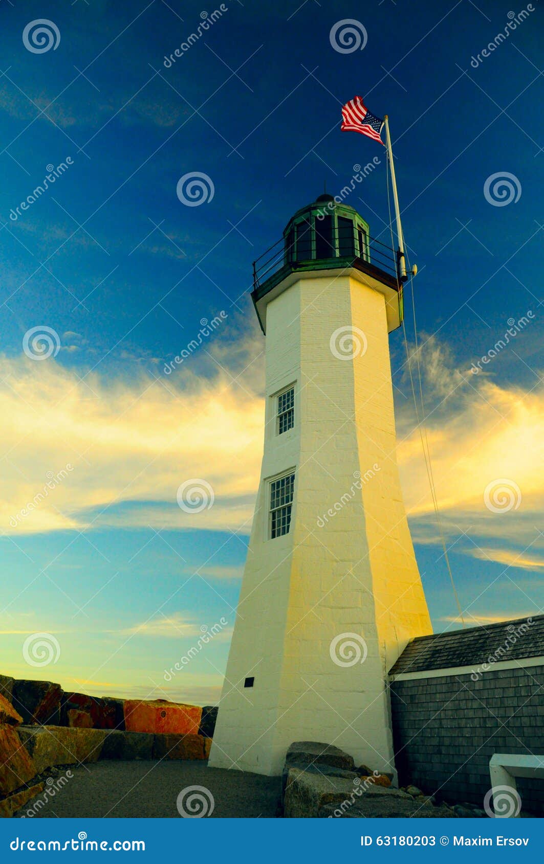 Classic lighthouse stock image. Image of discover, travel - 63180203