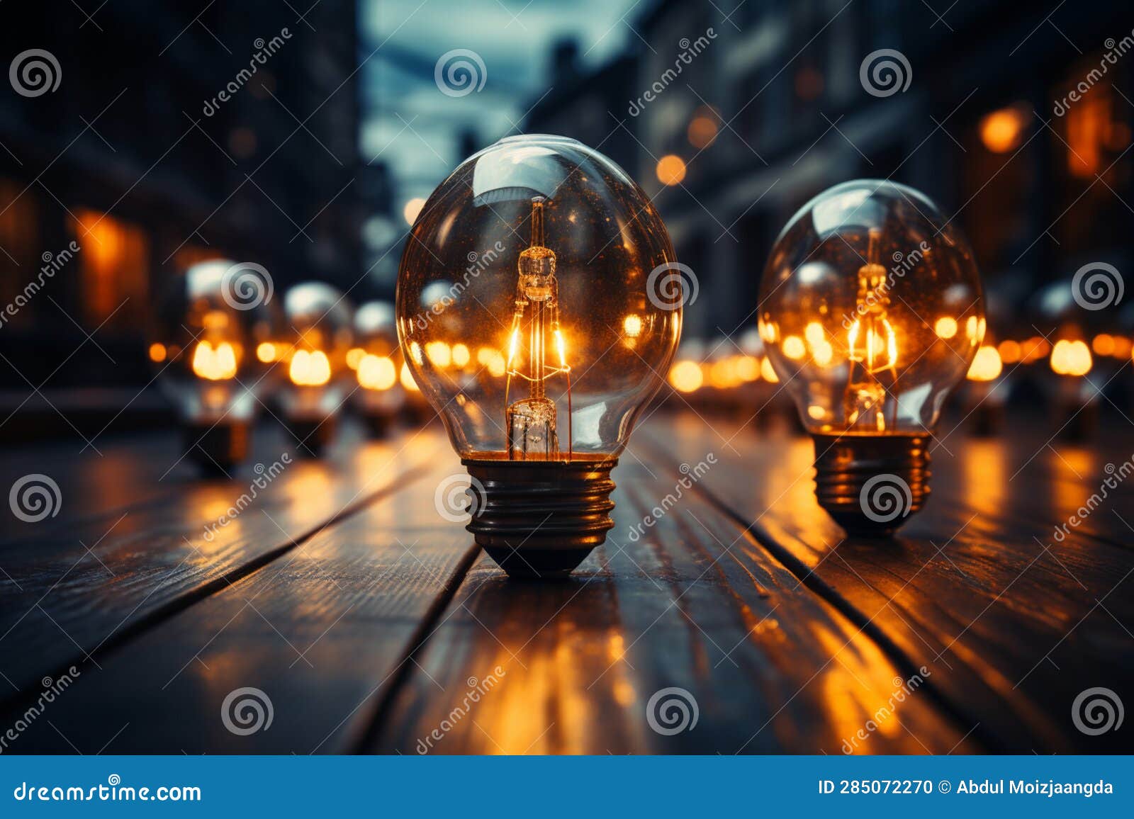 Classic Lights, Teamwork Theme - Leadership, Innovation - Wood ...