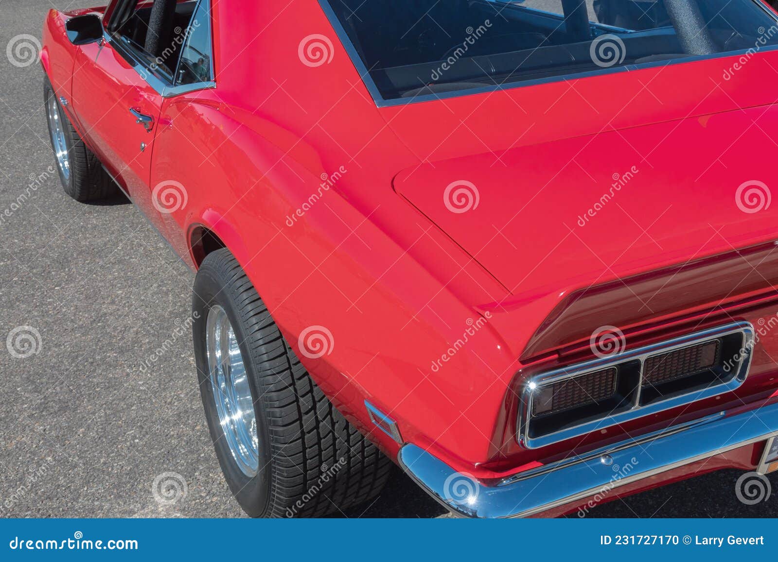 Red Chevy Camaro stock photo. Image of colors, abstract - 231727170