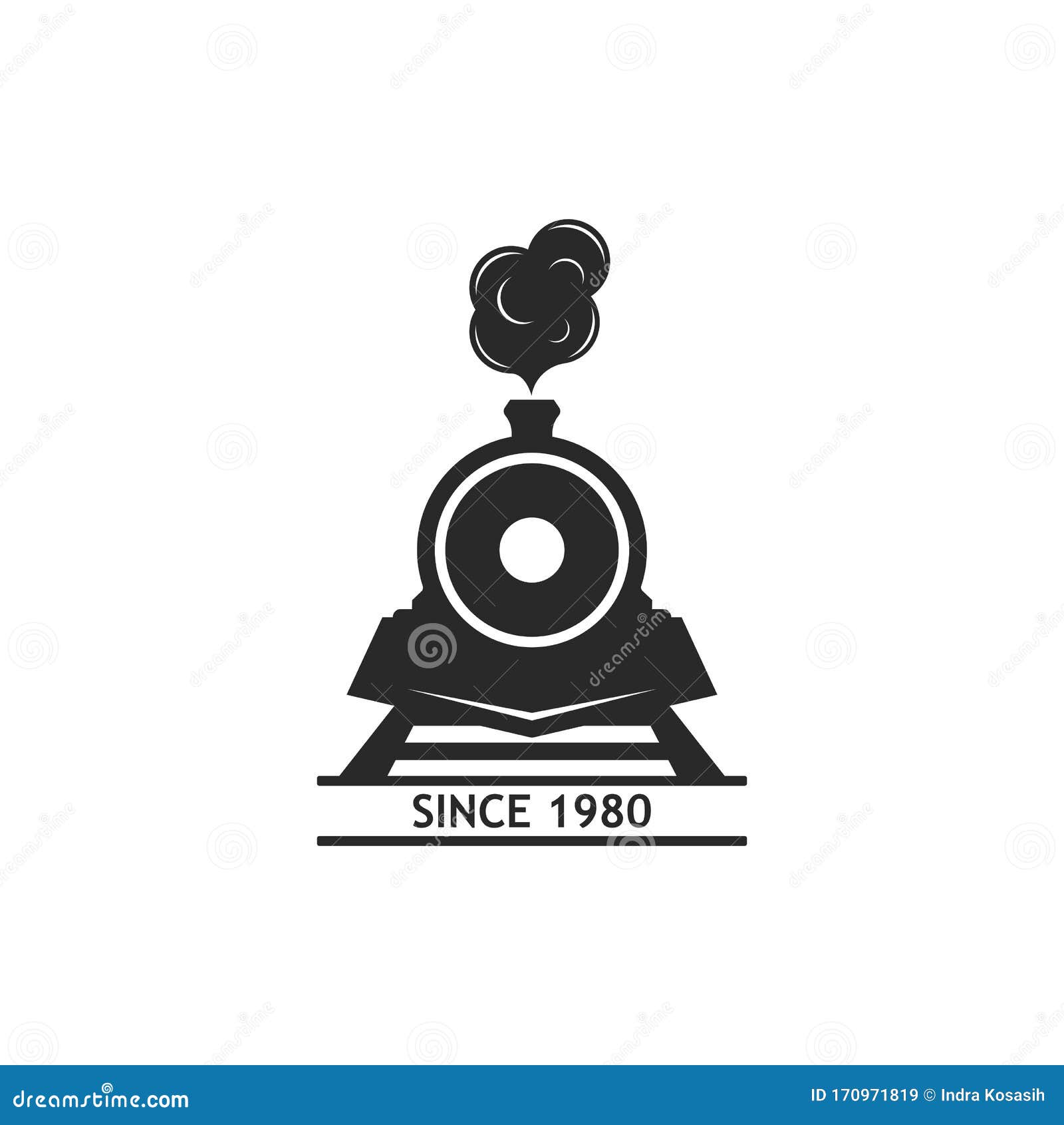 Classic Locomotive Train Logo Vector Icon Illutration Stock Vector ...