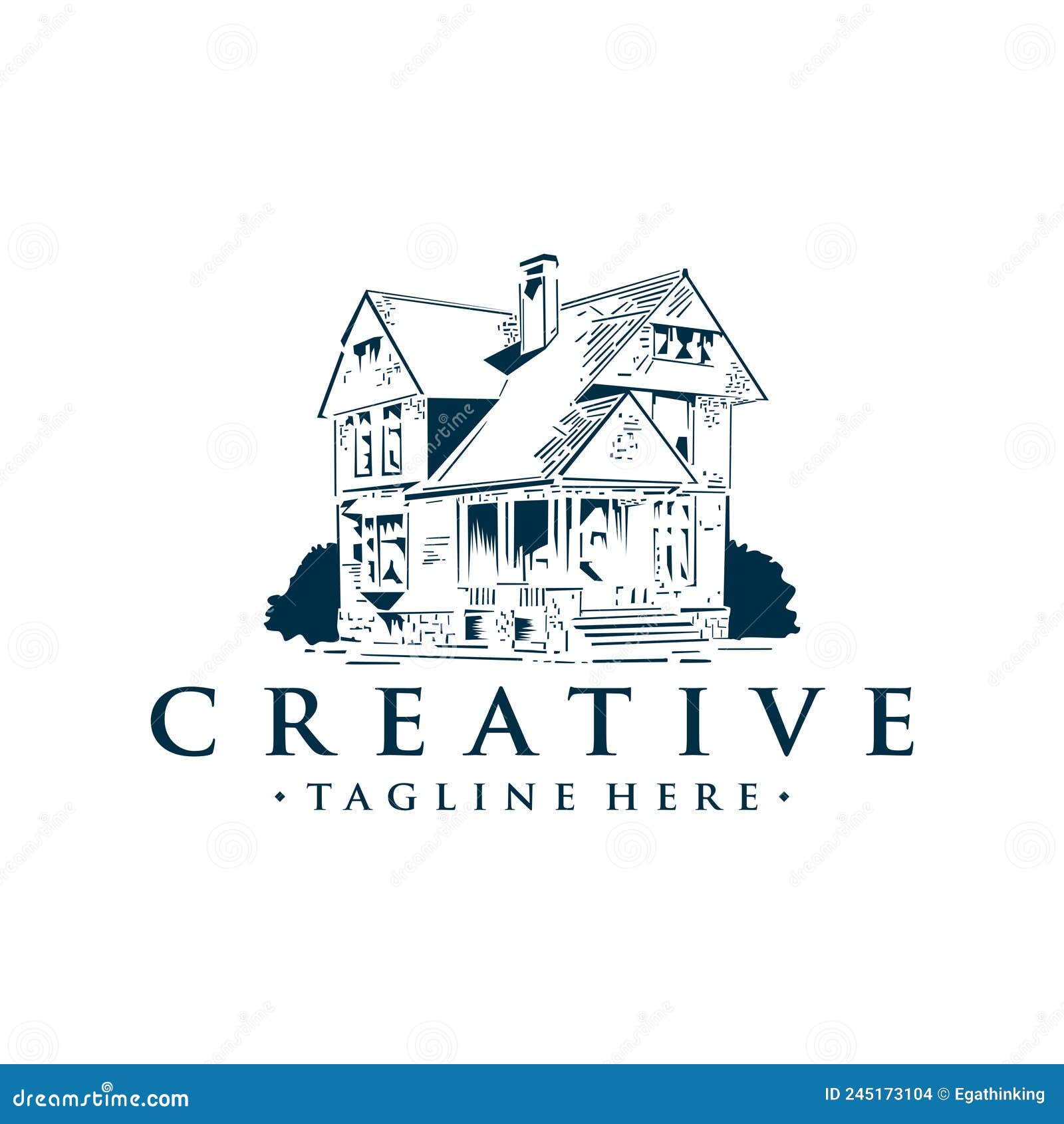 Classic and Luxury Home Logo Vector Stock Vector - Illustration of sale ...