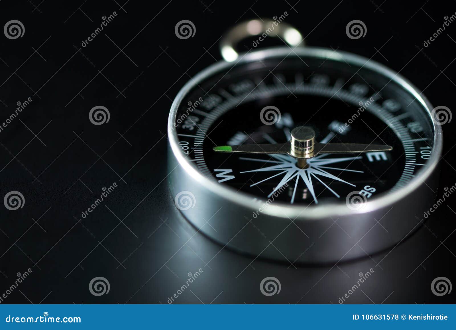 Classic magnetic compass stock photo. Image of explore - 106631578