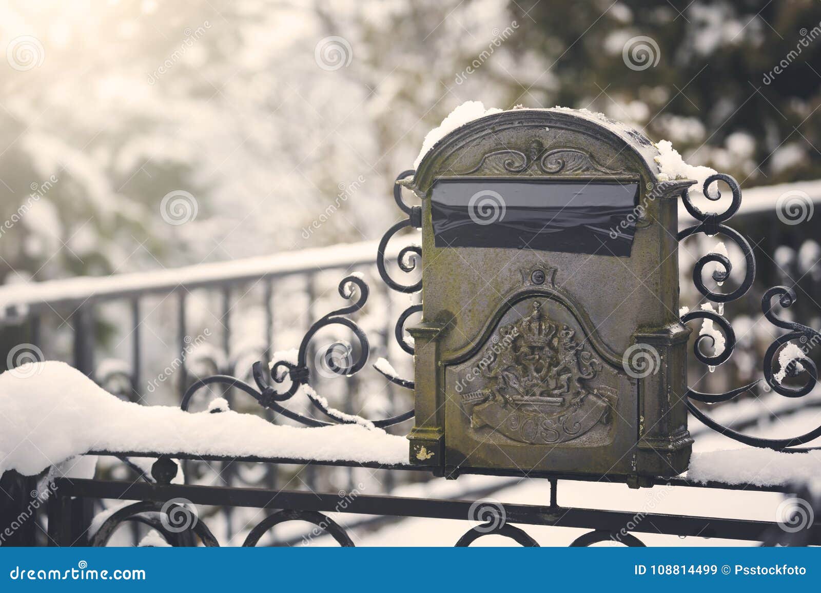 Classic mailbox stock image. Image of classic, mailbox - 108814499