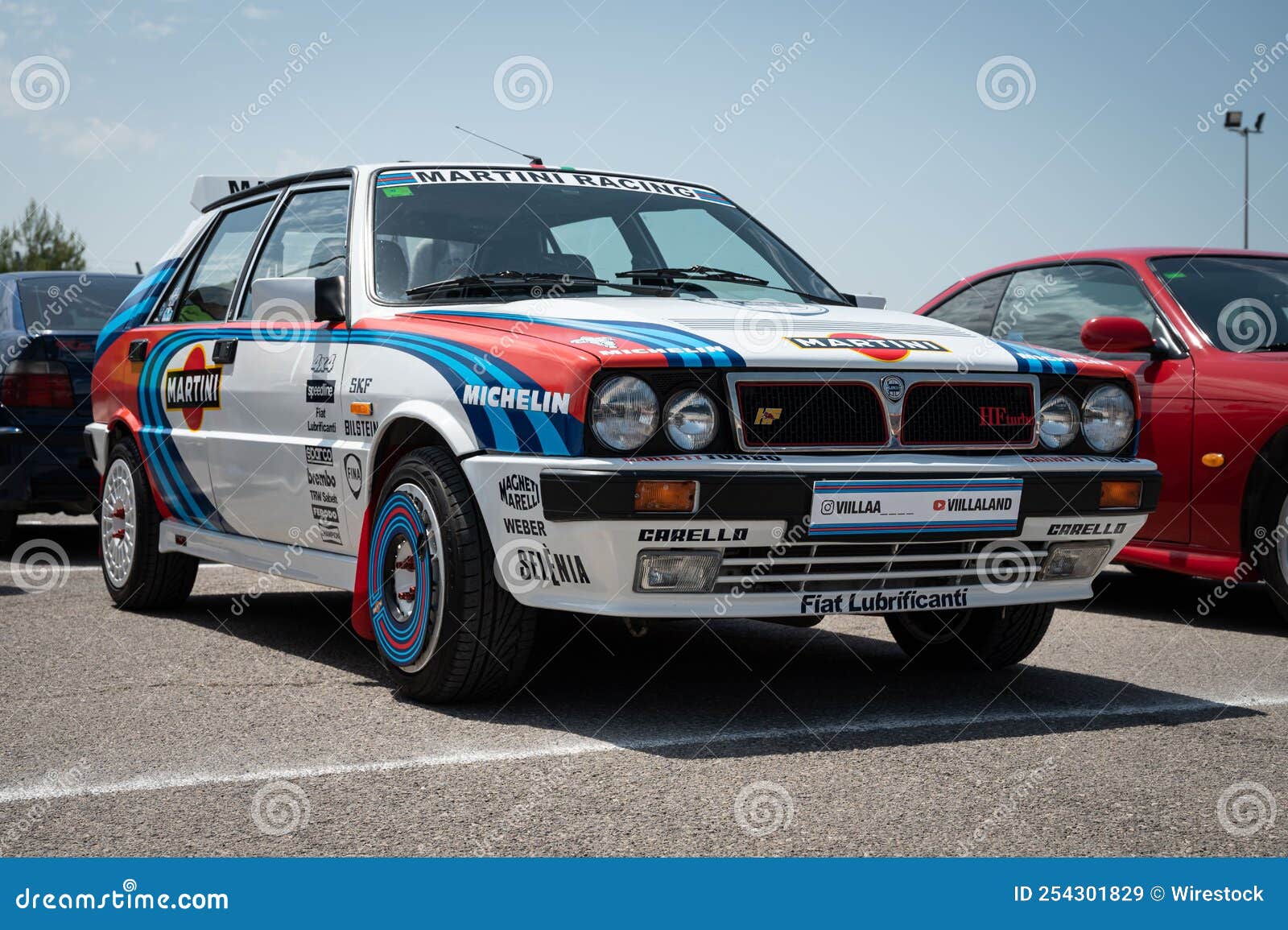 Classic Martini Lancia Delta HF Group B Rally Car Editorial Stock Image ...