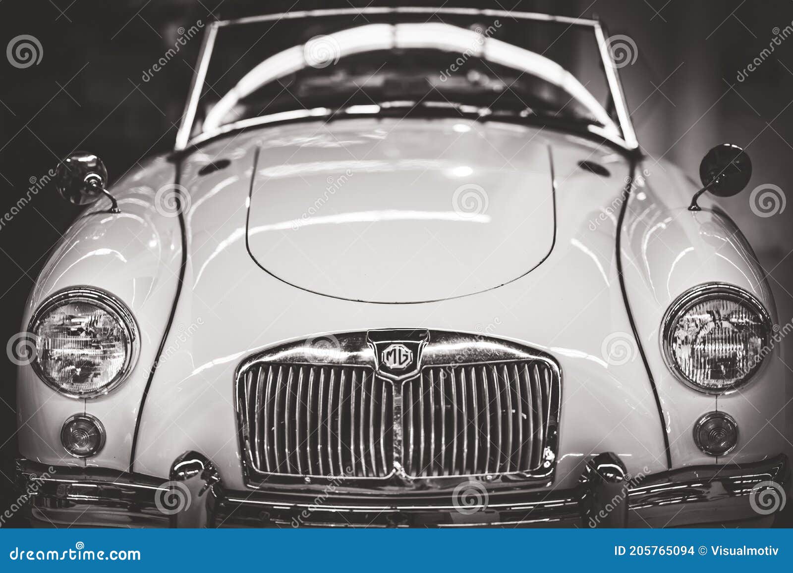 Classic MG MGA 1600 Roadster Car Editorial Stock Image - Image of ...