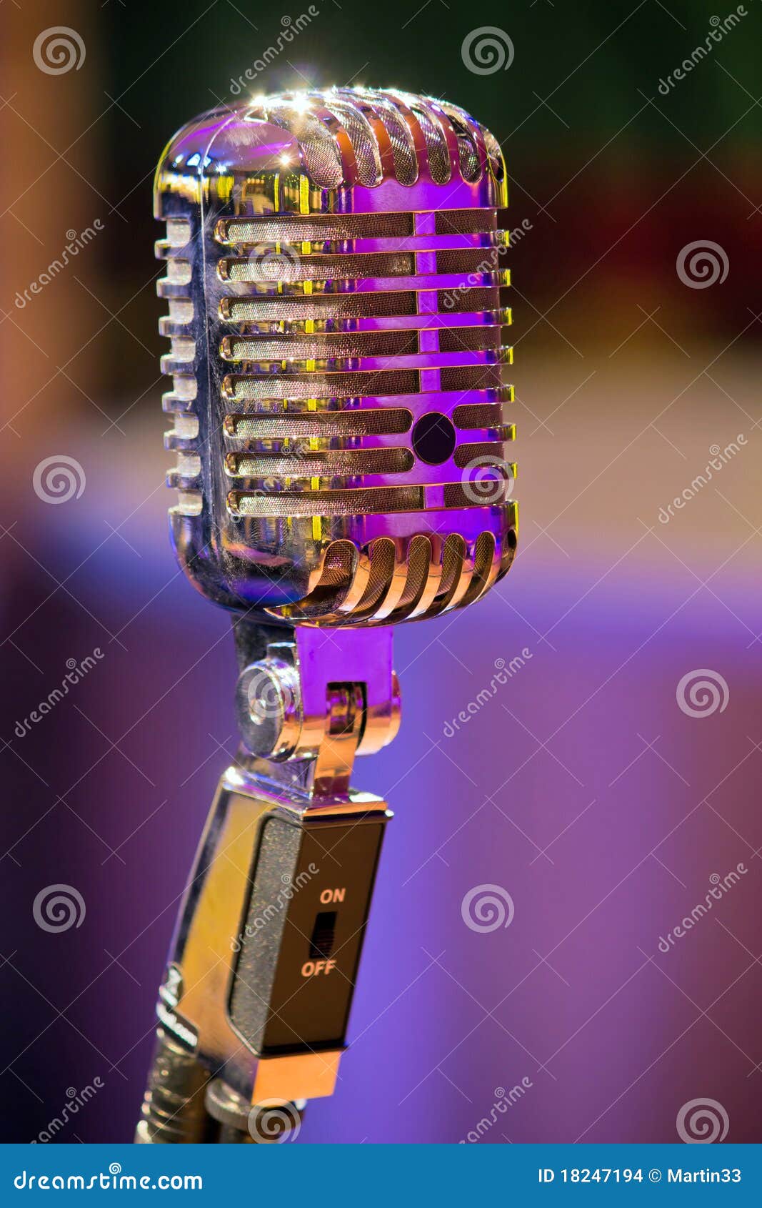 Classic microphone stock photo. Image of audio, glamour - 18247194