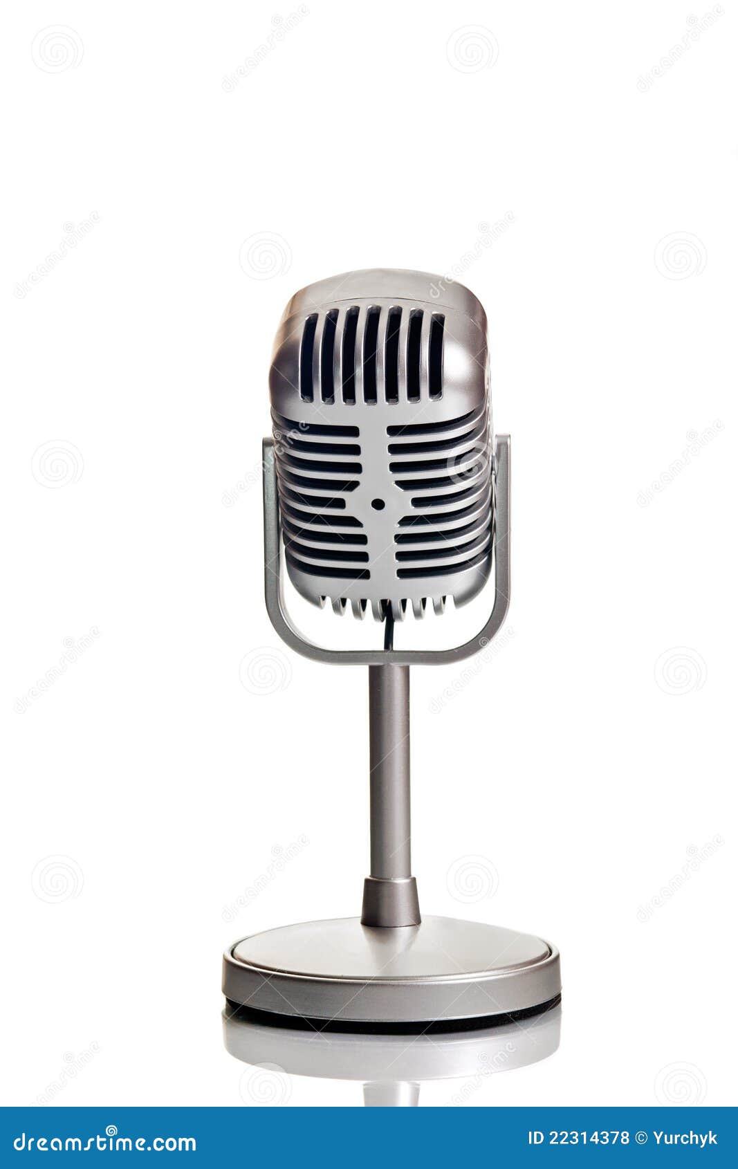 Classic microphone stock photo. Image of retro, news - 22314378