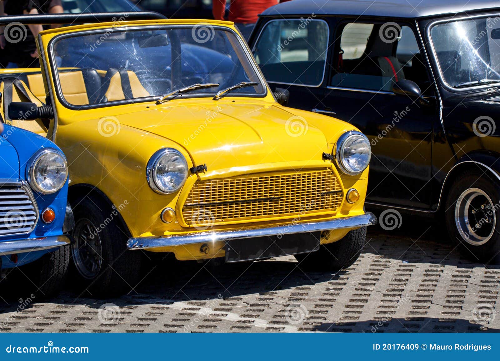 Classic mini cars stock image. Image of british, color - 20176409
