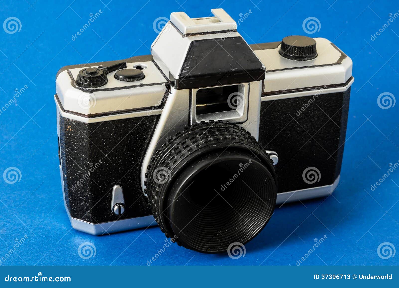 Classic 35mm Plastic Toy Photo Camera Stock Image - Image of vintage ...
