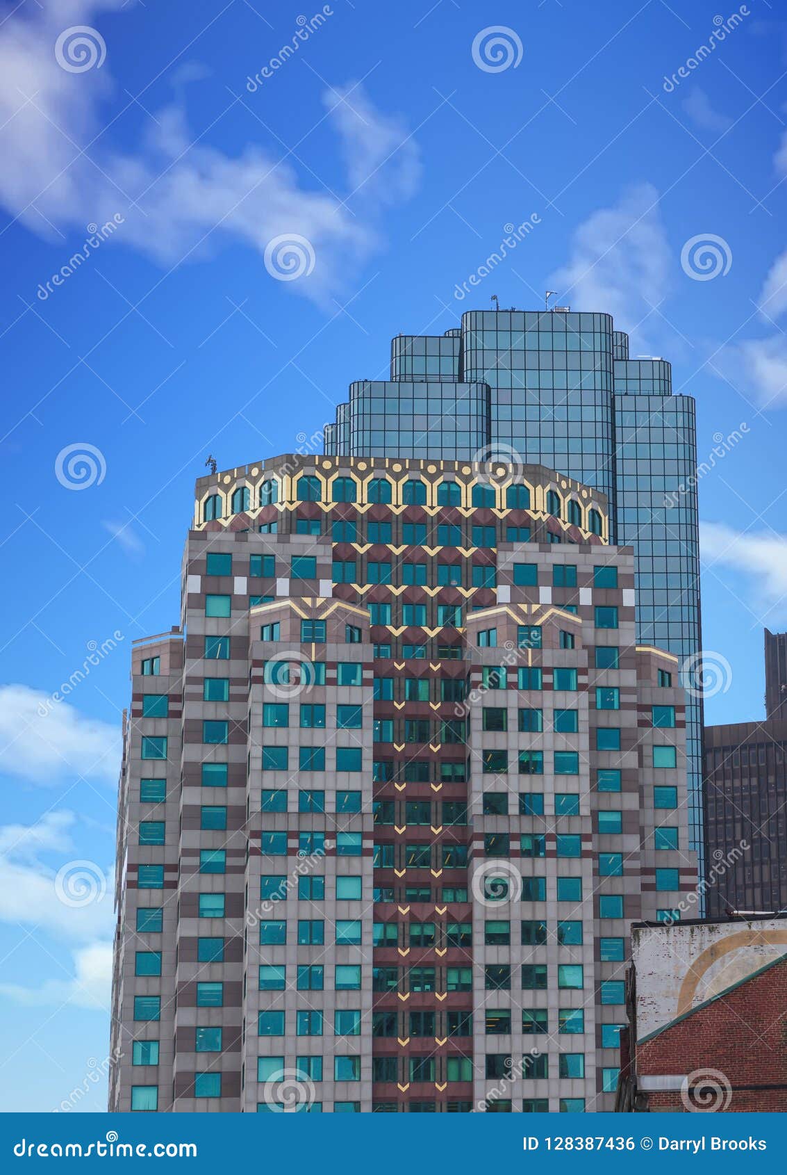 Classic Modern Boston Architecture Stock Photo | CartoonDealer.com ...