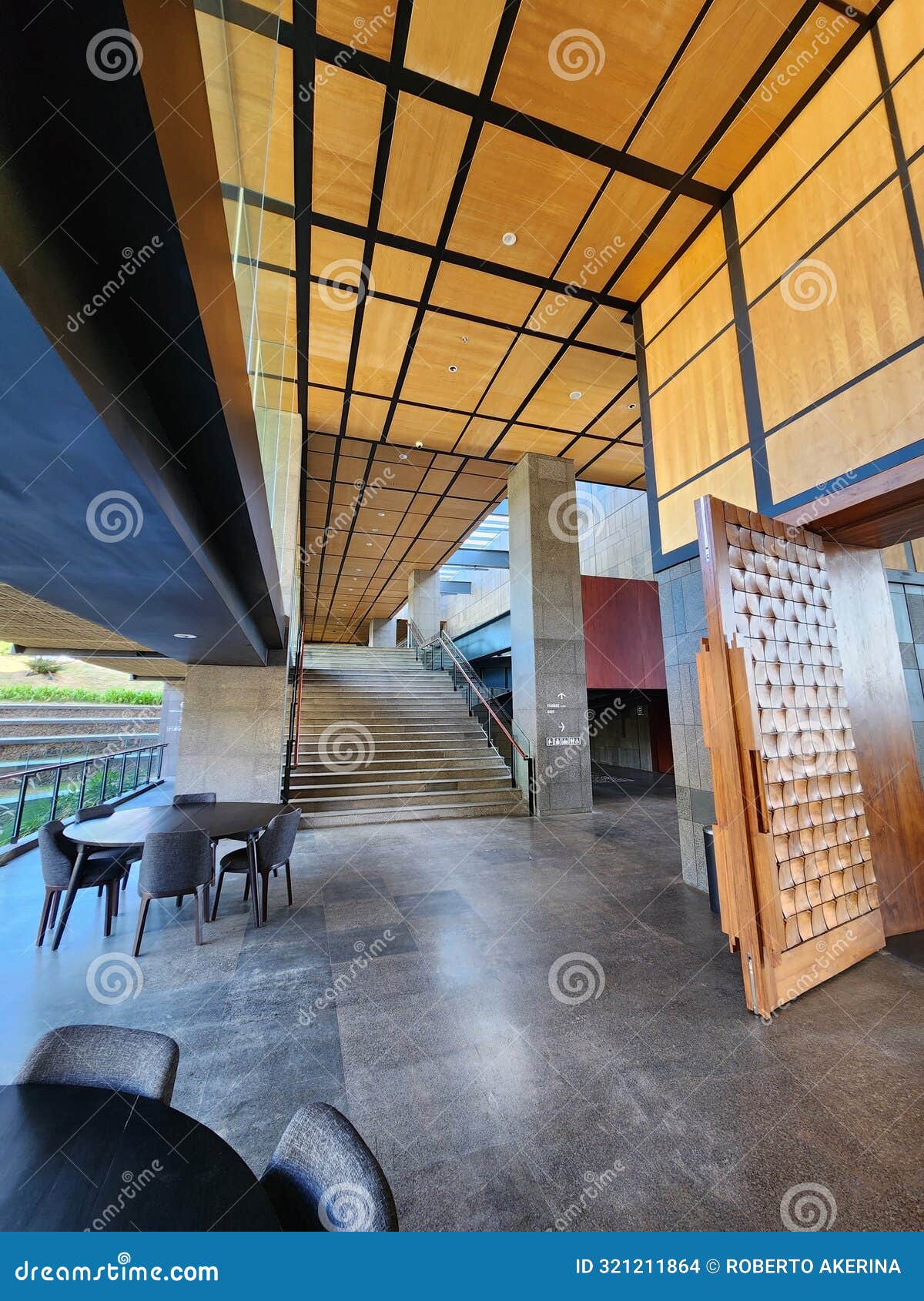 Classic Modern Building Part of Architecture Style Stock Photo - Image ...