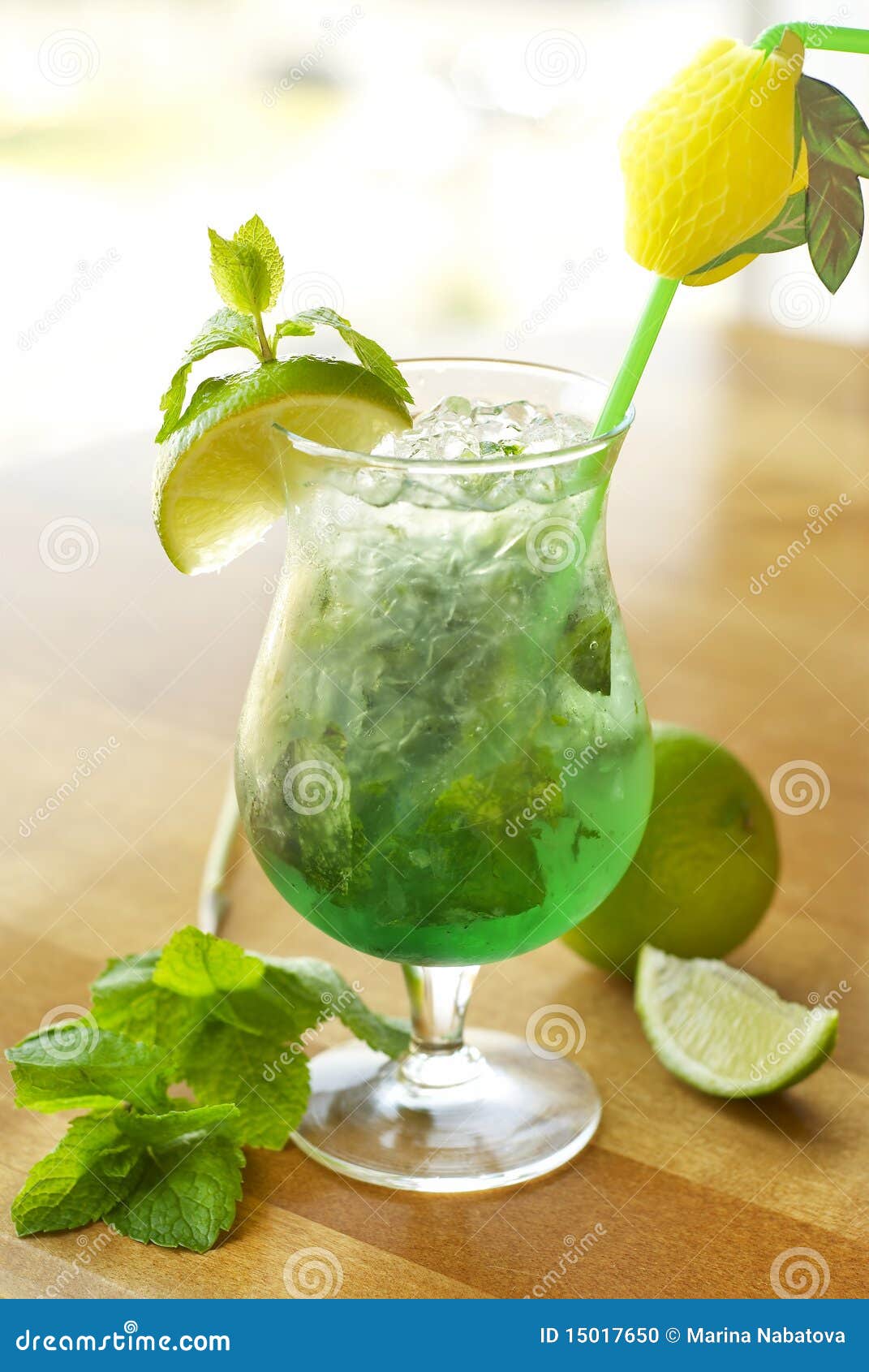 Classic mohito stock photo. Image of vitamin, lime, citrus - 15017650