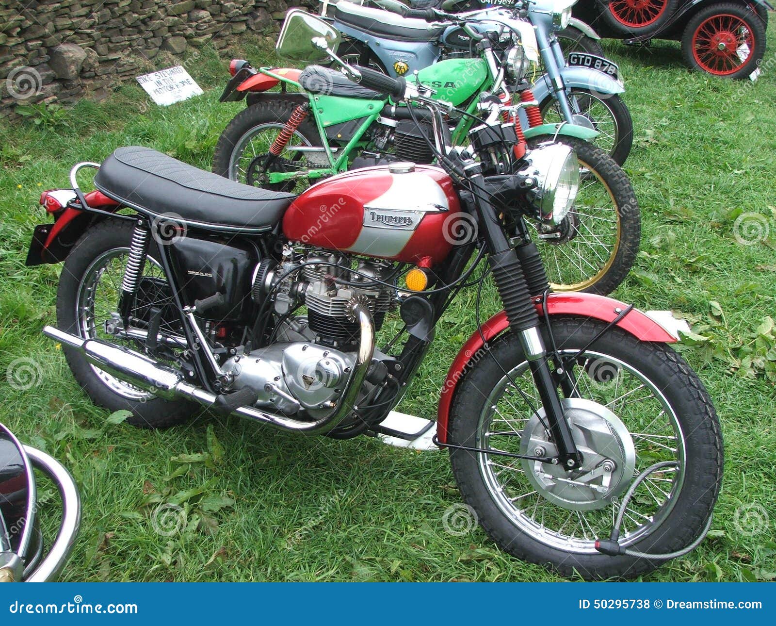 CLASSIC MOTOR-CYCLE editorial stock photo. Image of kitcar - 50295738