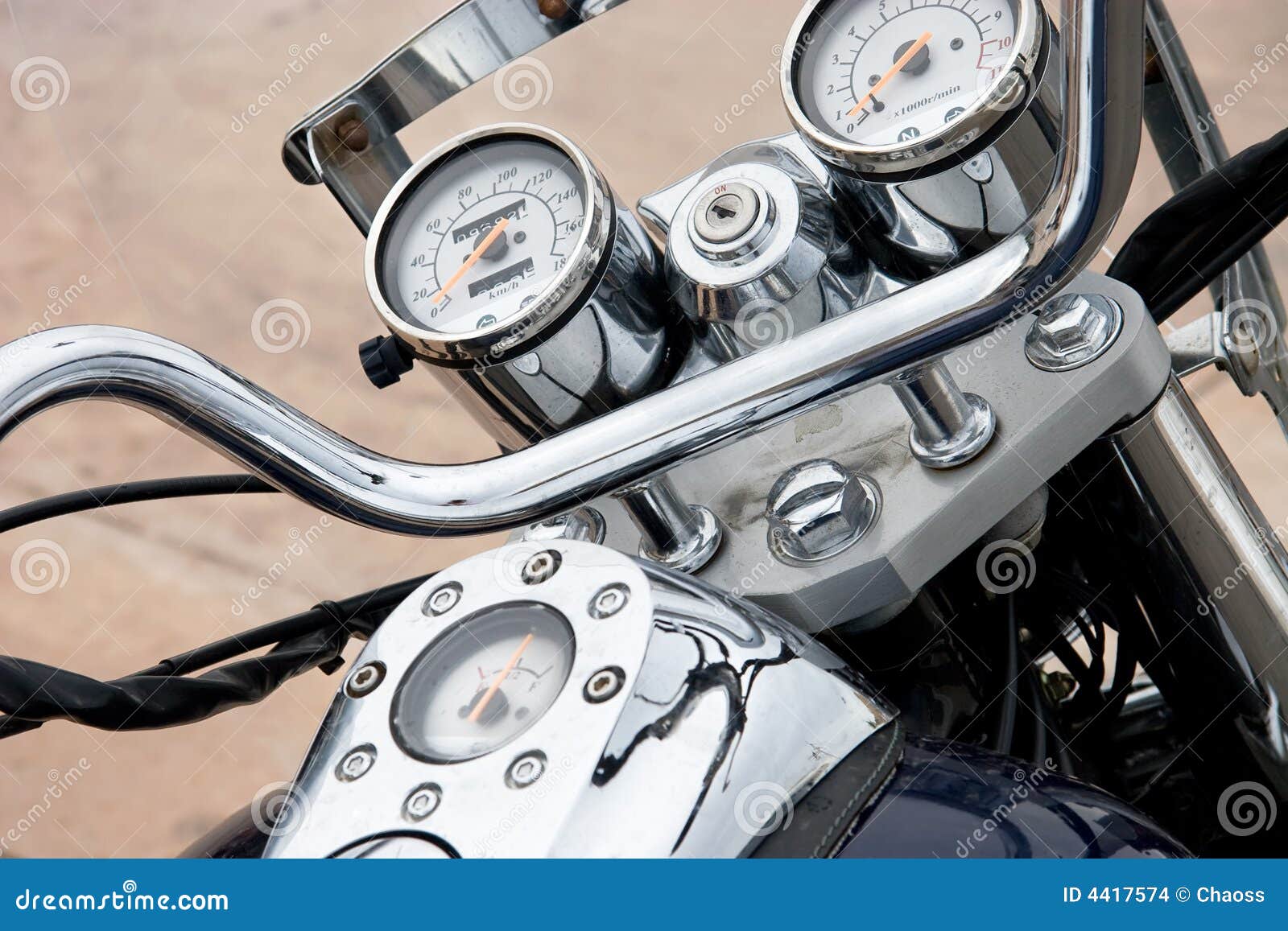 Classic Motorcycle Chrome Parts Closeup Stock Photo - Image of culture ...