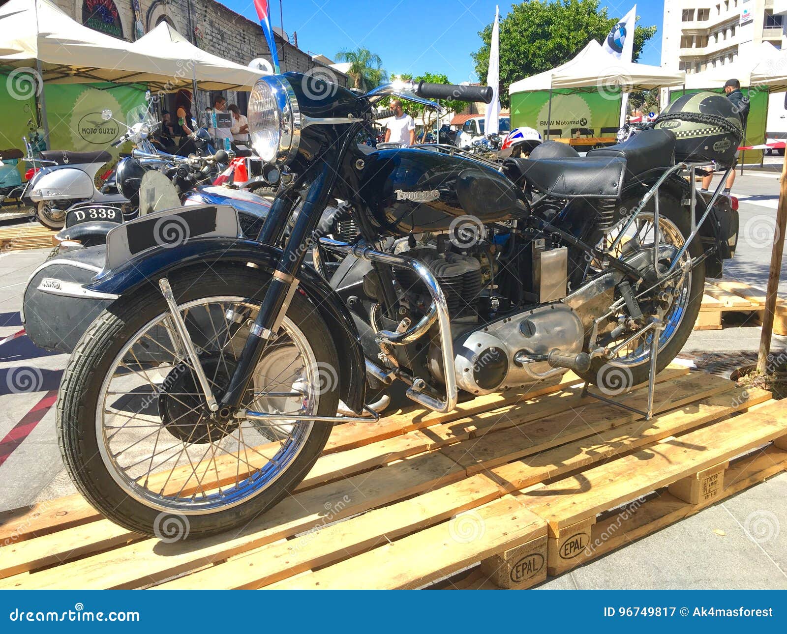 Classic Motorcycle Exhibition Editorial Photography - Image of bike ...