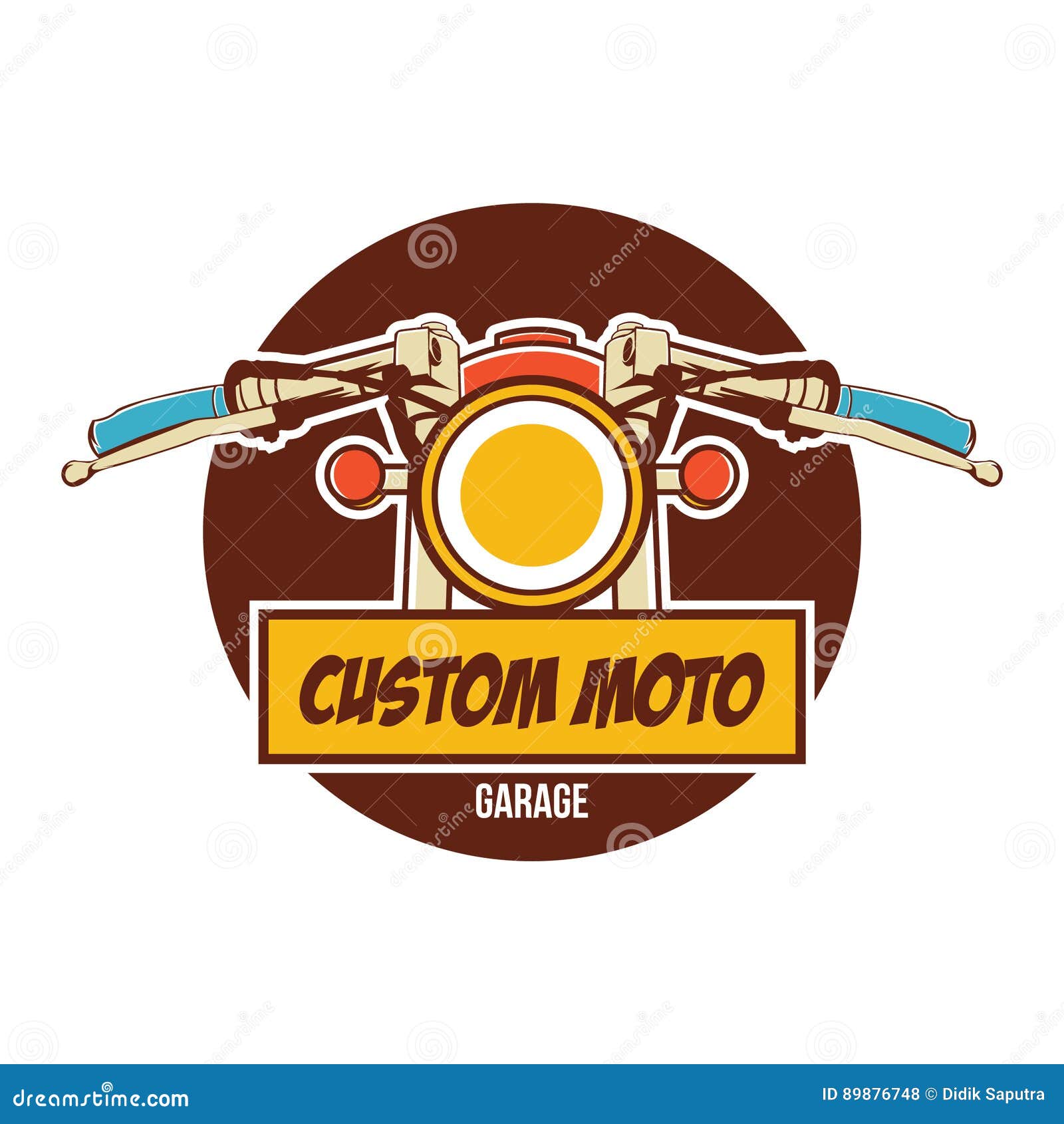 Classic Motorcycle logo stock vector. Illustration of classic - 89876748
