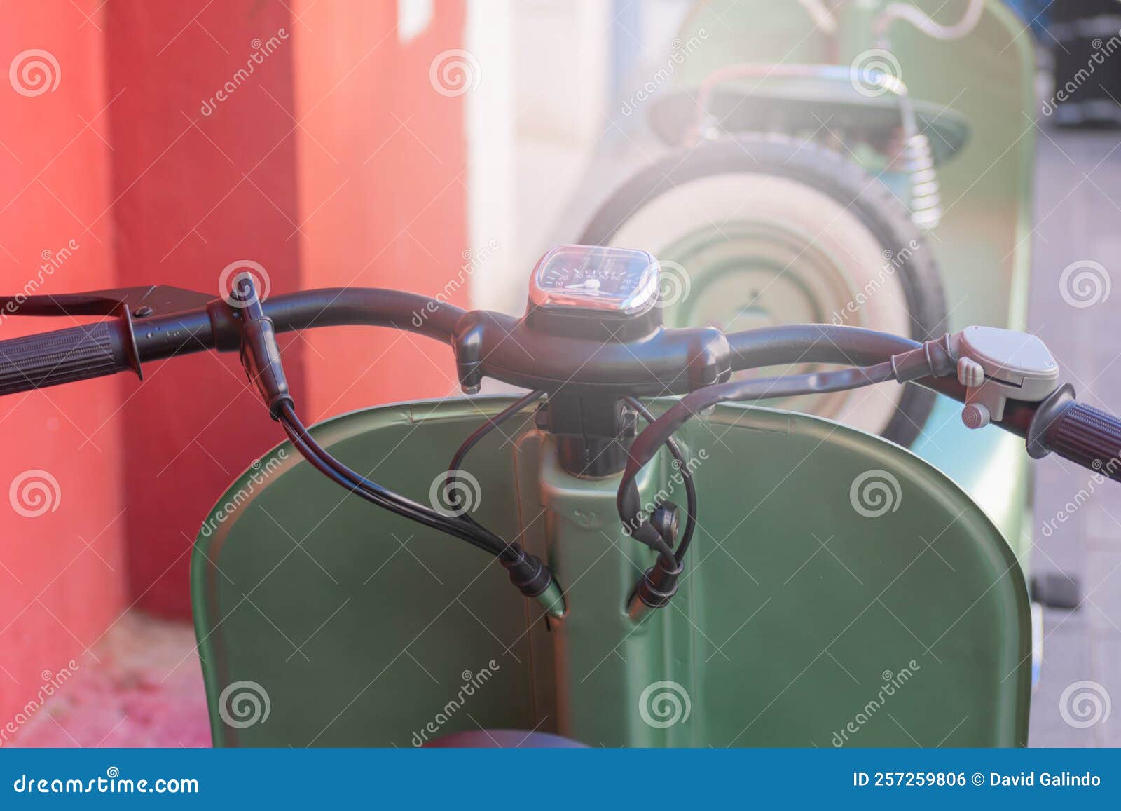 Classic Motorcycle Rider`s Eye View Stock Photo - Image of leather ...