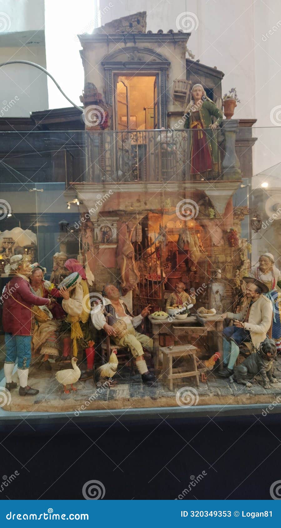 Classic Nativity Scene in Naples, Italy Editorial Stock Photo - Image ...
