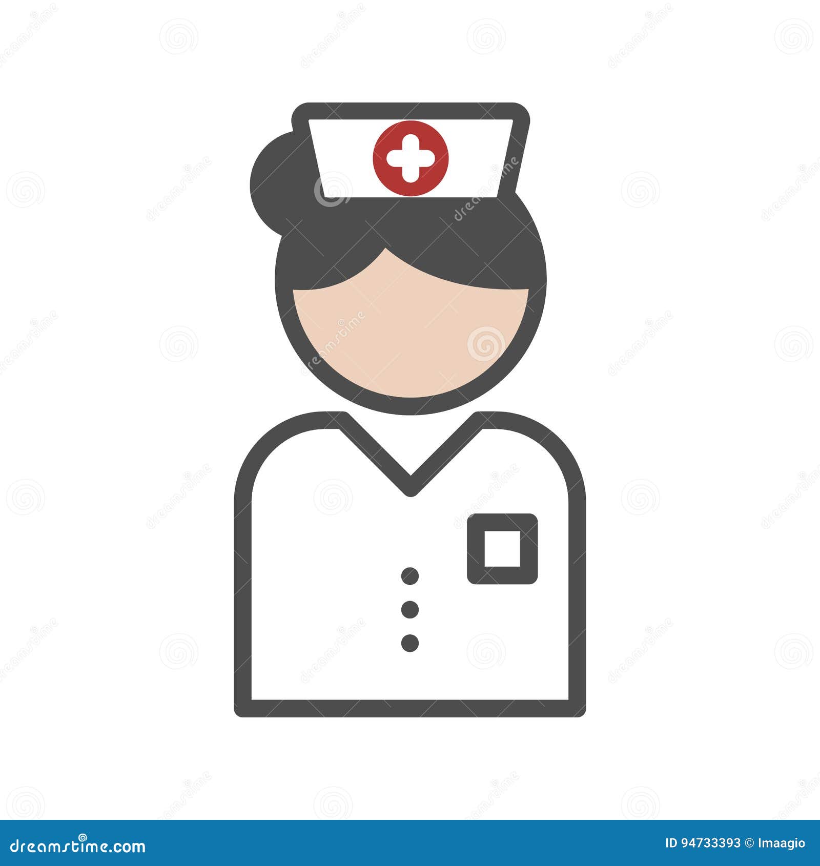 Nurse. Nurse Icon. Nurse Vector. Nurse Icon Vector. Nurse Illustration ...