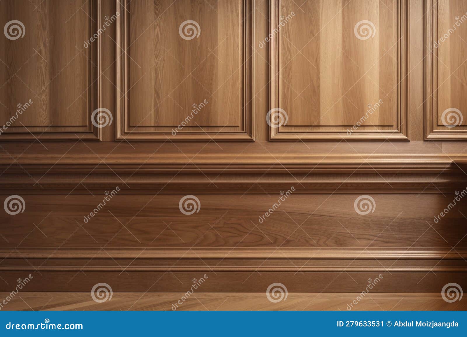 Classic Oak Paneling Evoking Warmth And Elegance Royalty-Free Stock ...