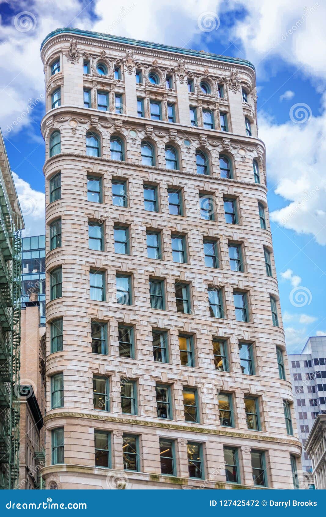 Classic Old Building in Boston Stock Photo - Image of building ...