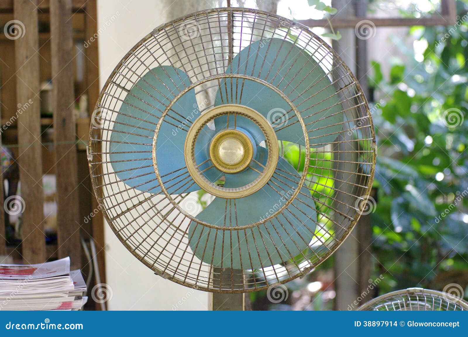 Classic old fan stock photo. Image of climate, retro - 38897914
