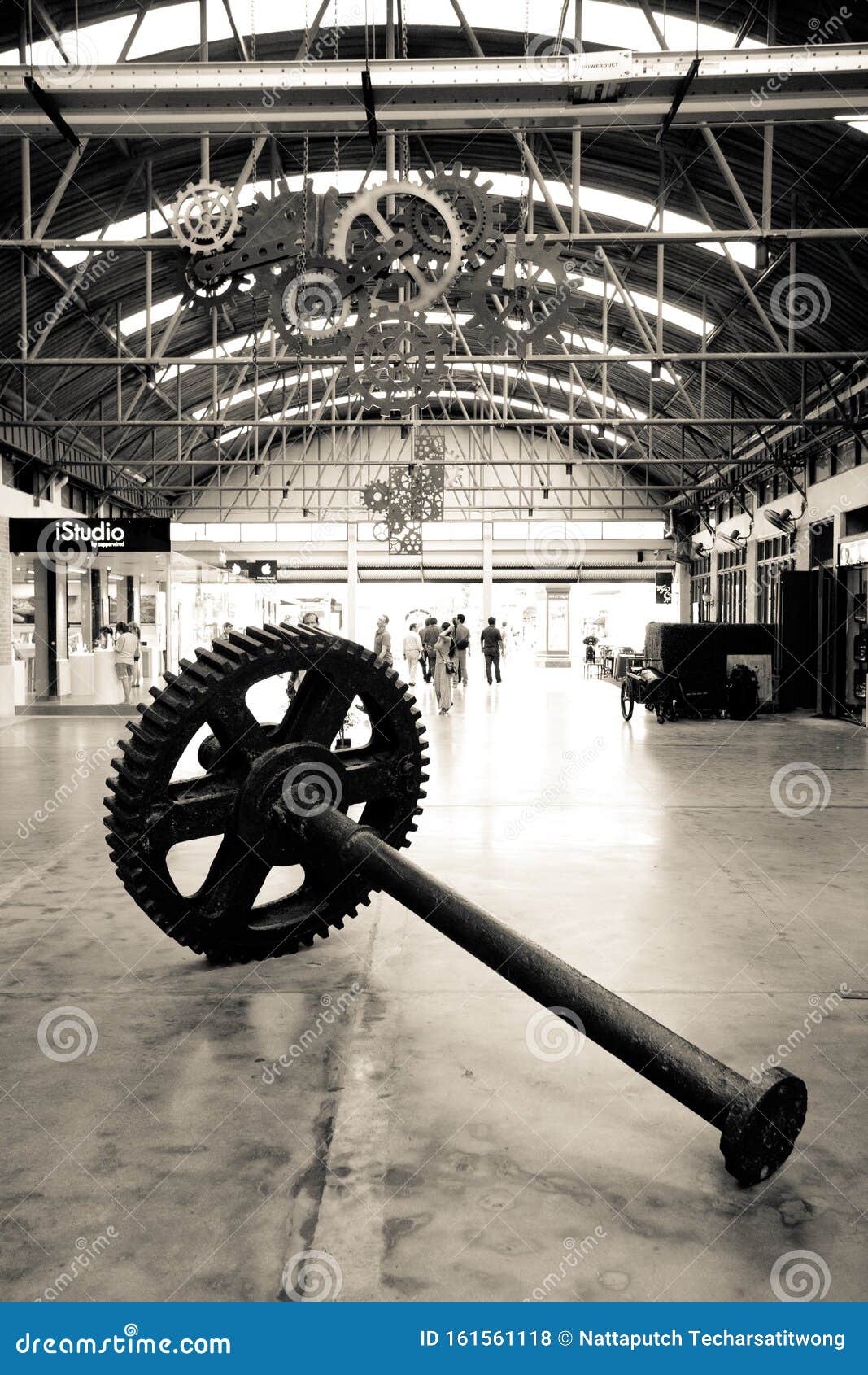 Old giant cog wheels editorial stock photo. Image of wheels - 161561118